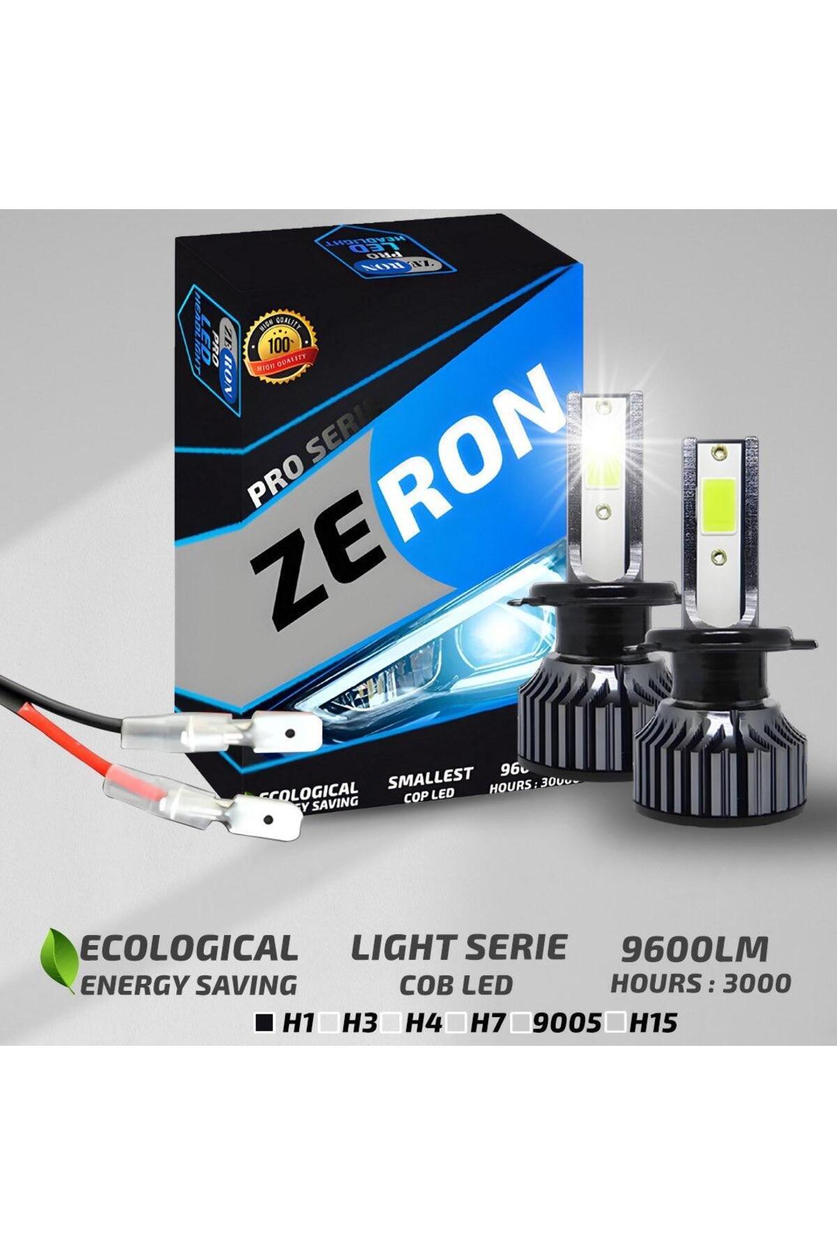 ZERON Xenon H1 Led Araba Far Ampül Xenon Led Uzun Kısa Şimşek Etkili ...