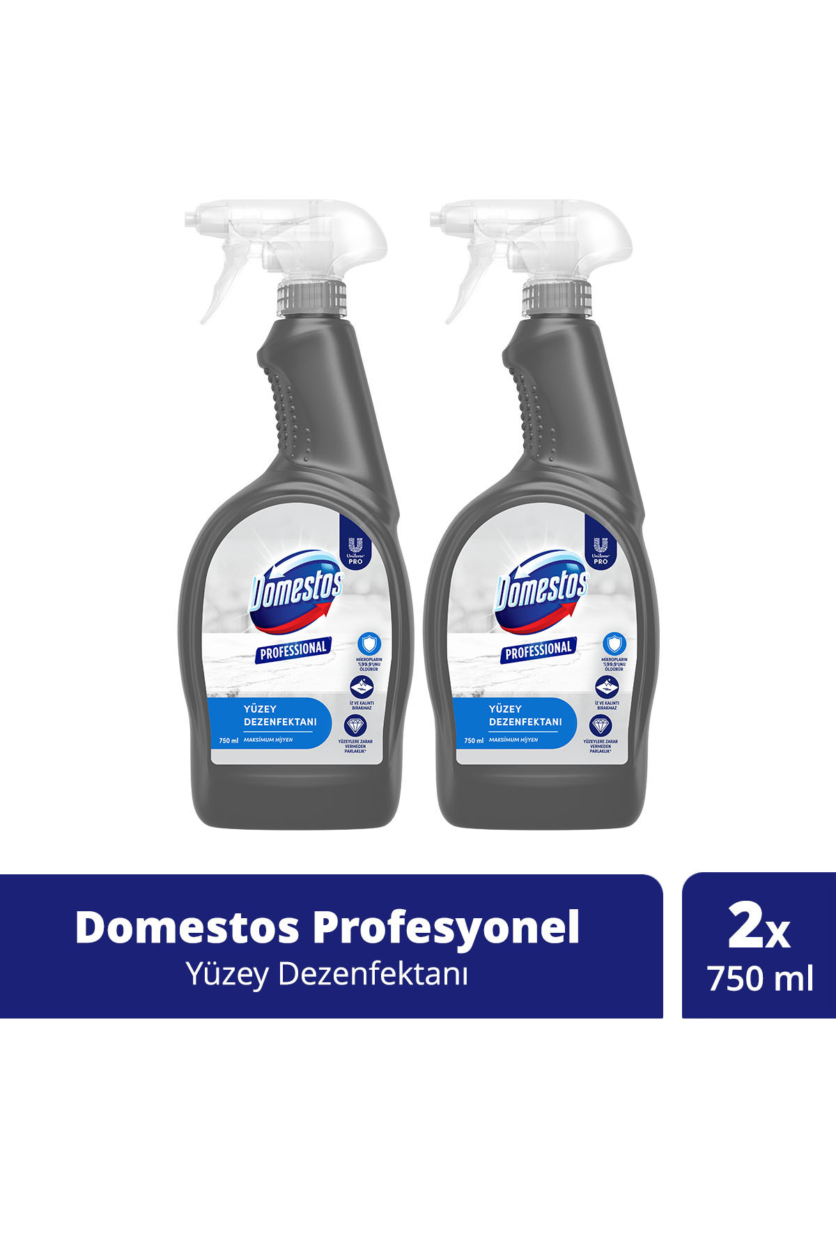 Domestos Profesyonel Yüzey Dezenfektanı 750ml X2 - Fiyatı, Yorumları