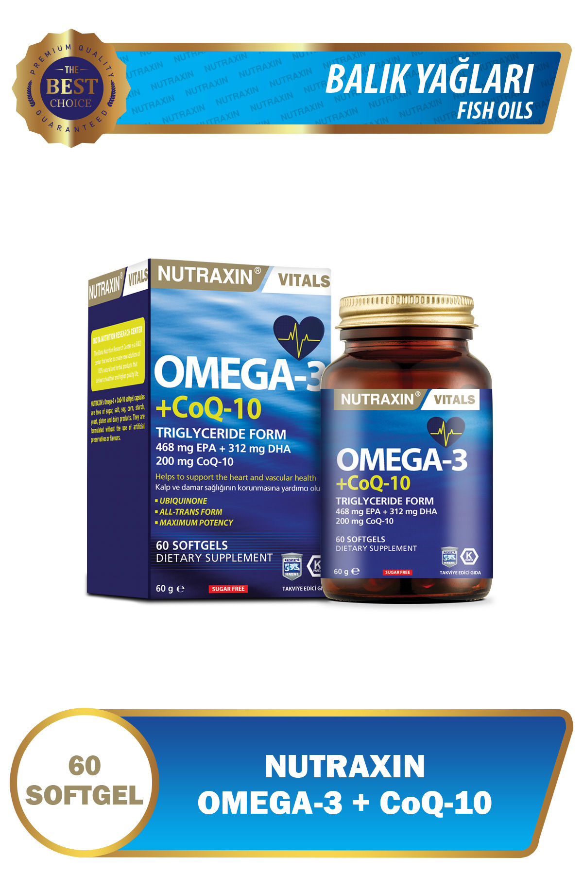 Nutraxin Omega 3 Coq-10 60 Kapsül yorumları ve incelemesi, kullanıcı ...