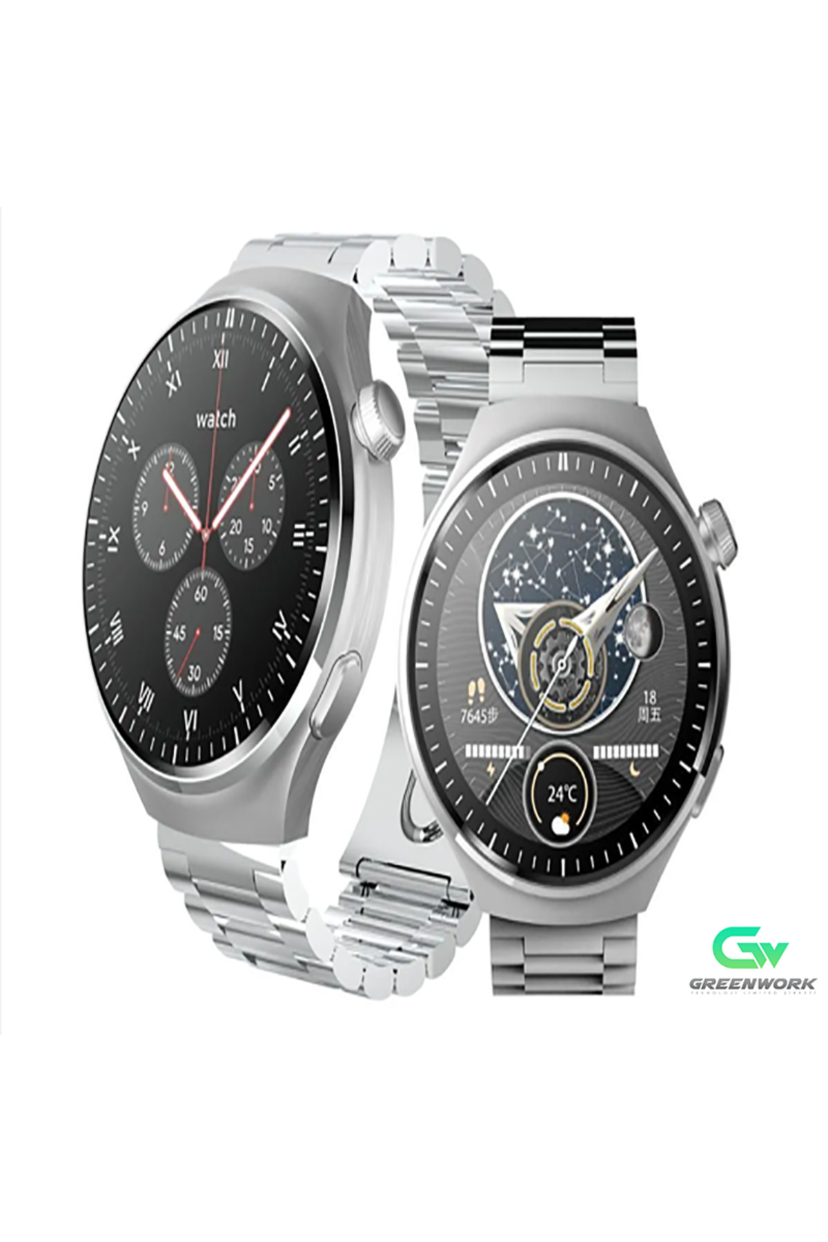 hiwatch WATCH 4 PRO SUIT 7 Kordonlu 49mm Watch 9 Ultra Akıllı Saat ...