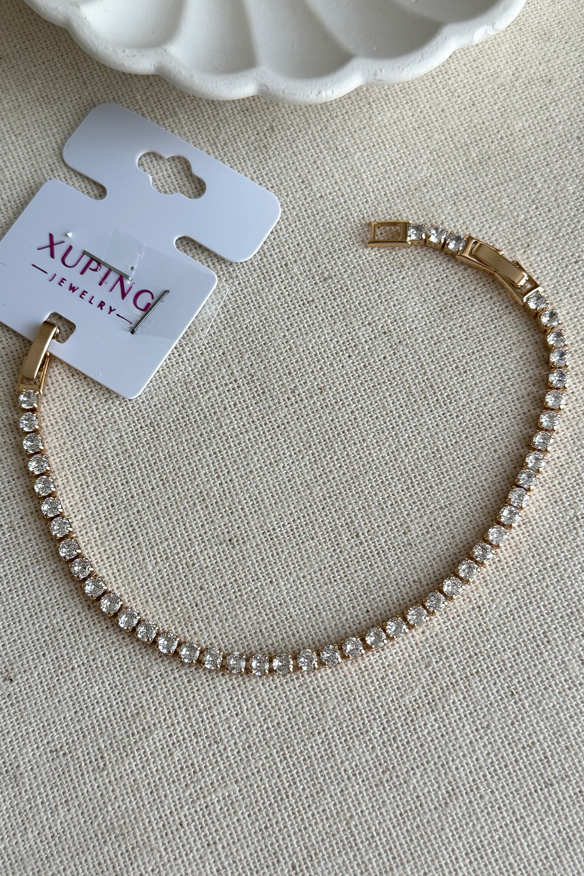 MODA Caprea Xuping 16+2 cm Su Yolu 18K Renkli Kadın Bileklik Kararmaz ...