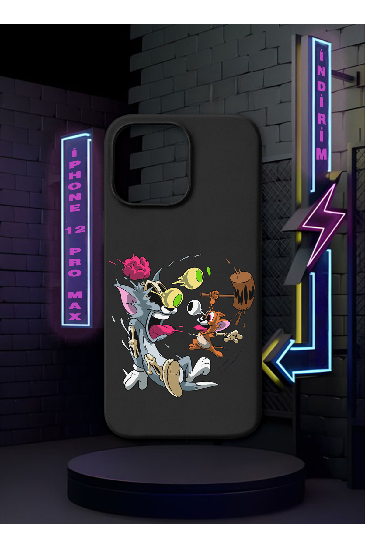 Asya Case Tom ve Jerry Baskılı İphone 12 Pro Max Telefon Kılıfı ...