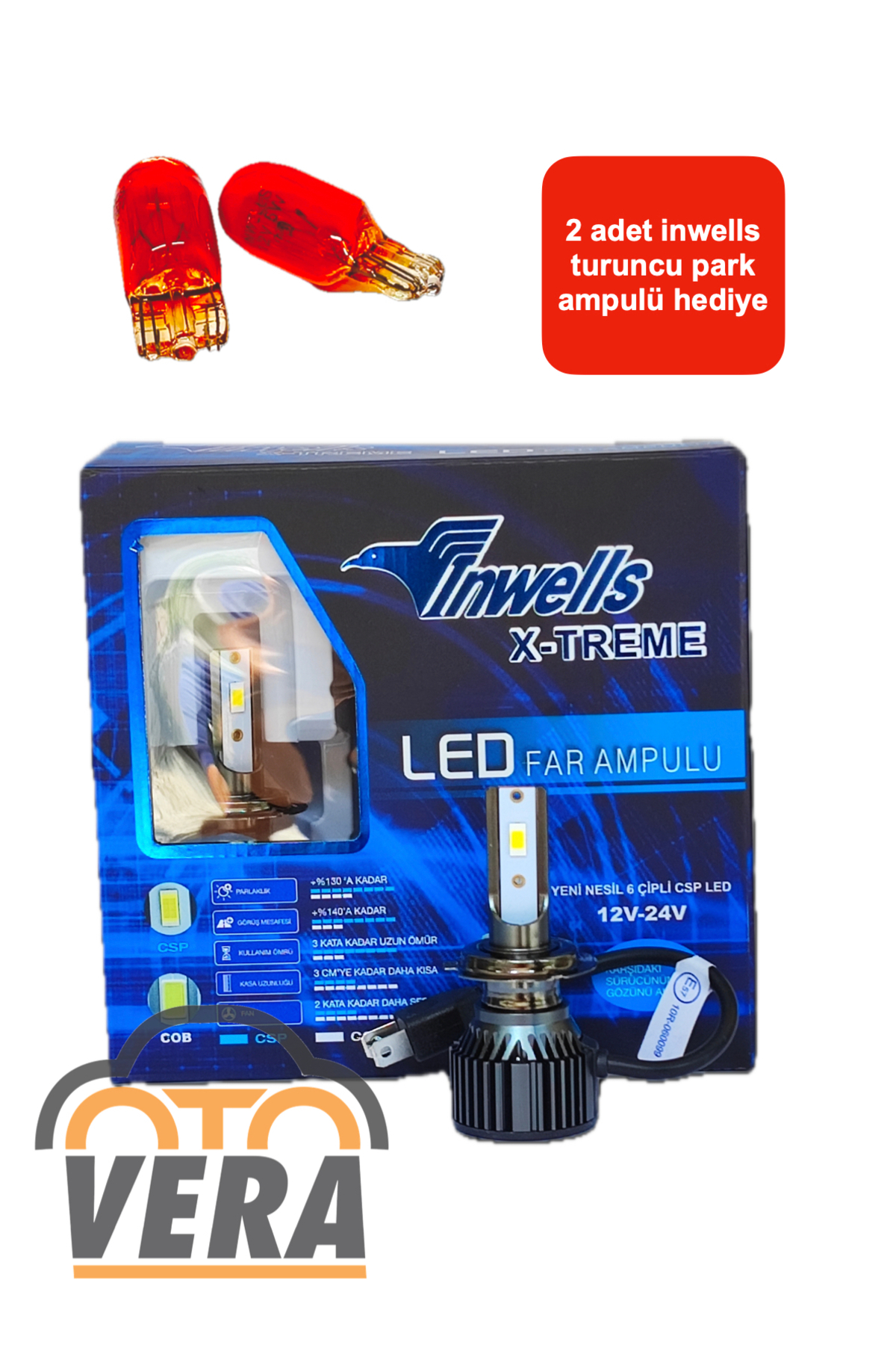 Inwells Yeni Inwells X-treme H7 12-24v Uyumlu Led Xenon (zenon) 10.000 ...