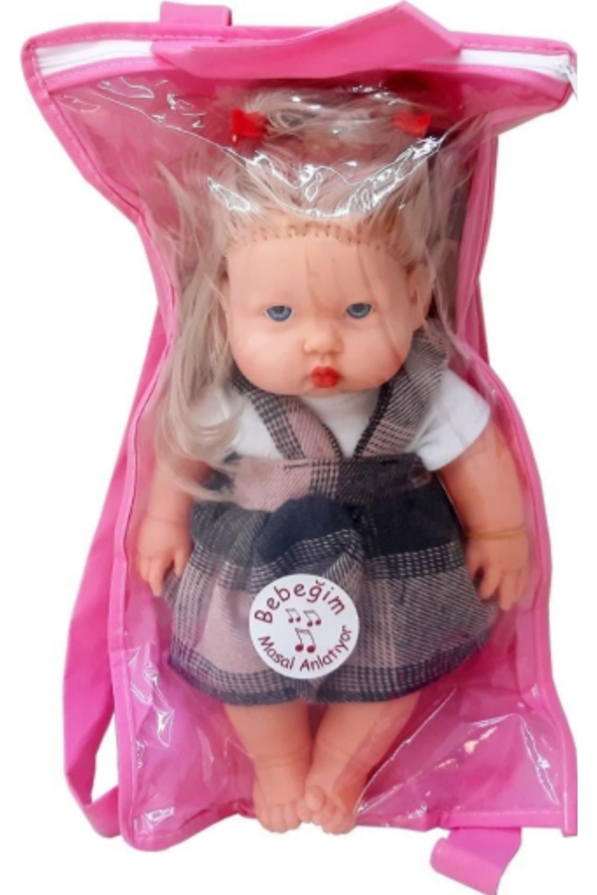 berattoys 35 cm Et bebek Türkçe sesli masal anlatan et bebek sırt ...