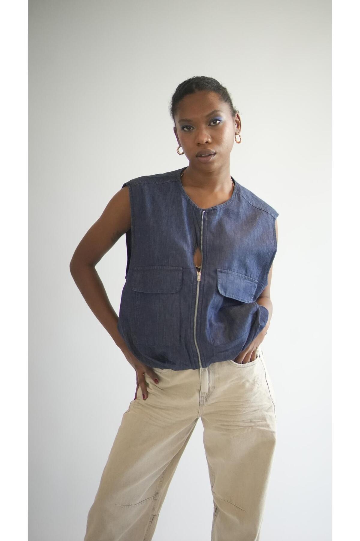 Mathie Denim Bomber Yelek - Fiyatı, Yorumları