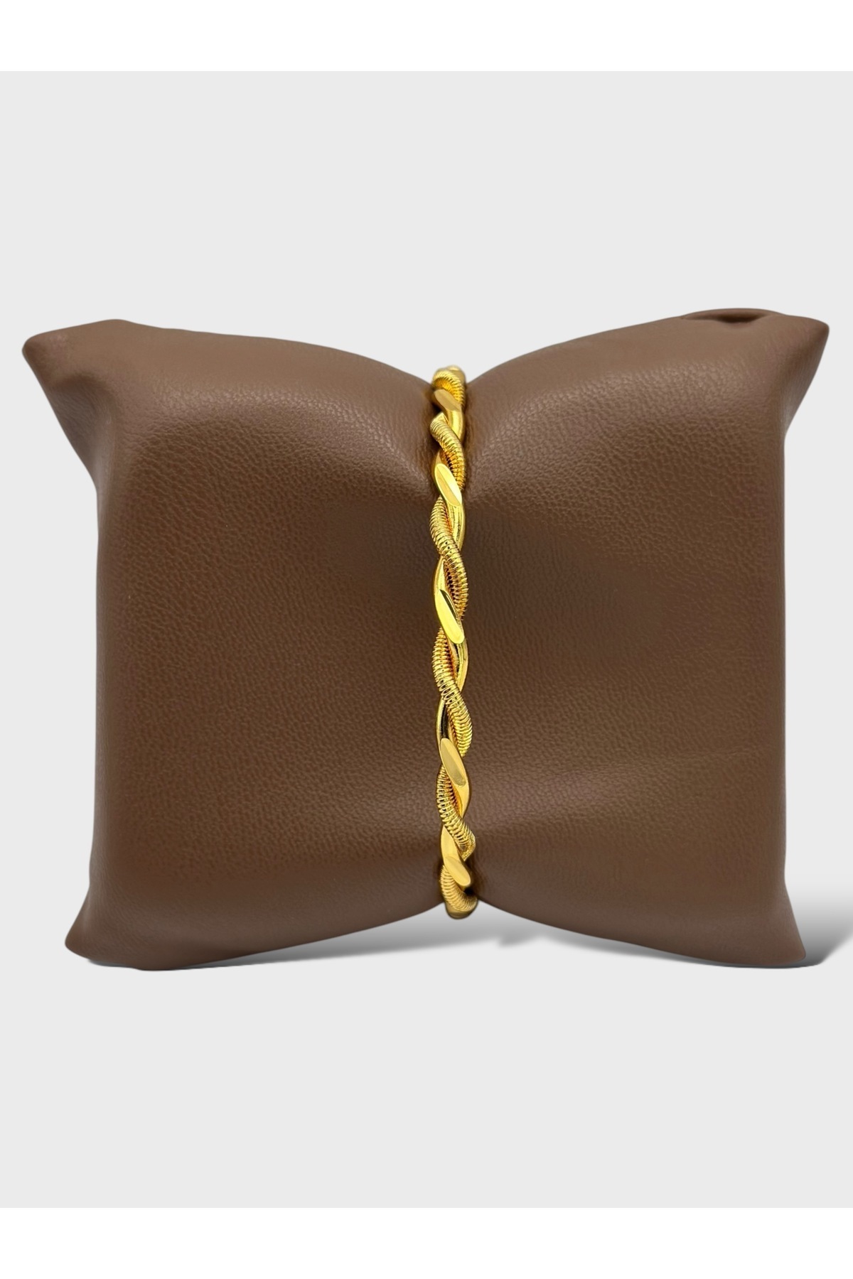 Arnes Jewelry Çelik Altın Kaplama 2li 1 Adet Kalın Burma Bilezik Fiyatı ...