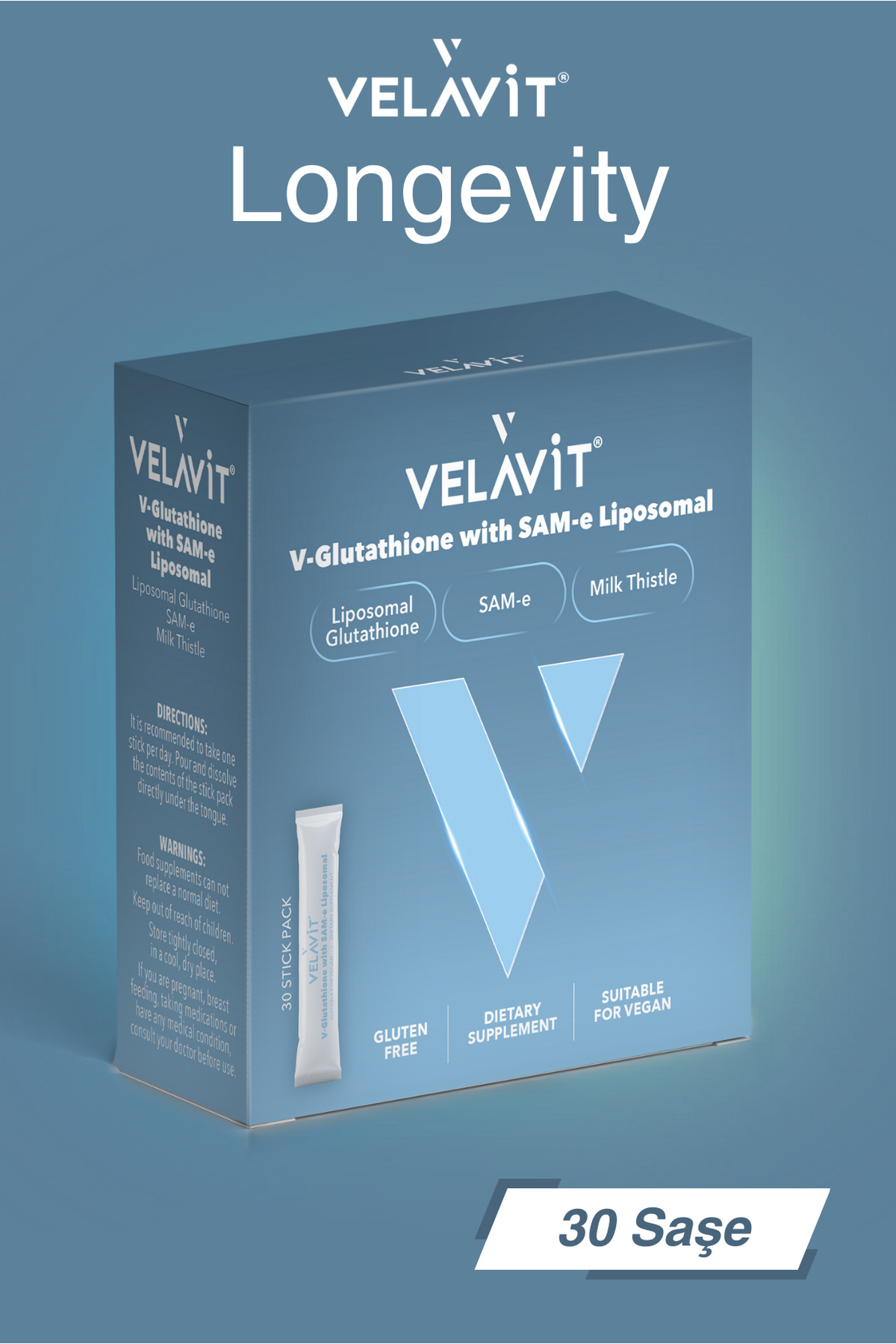 Velavit V-Glutathione with SAM-e Liposomal - Fiyatı, Yorumları