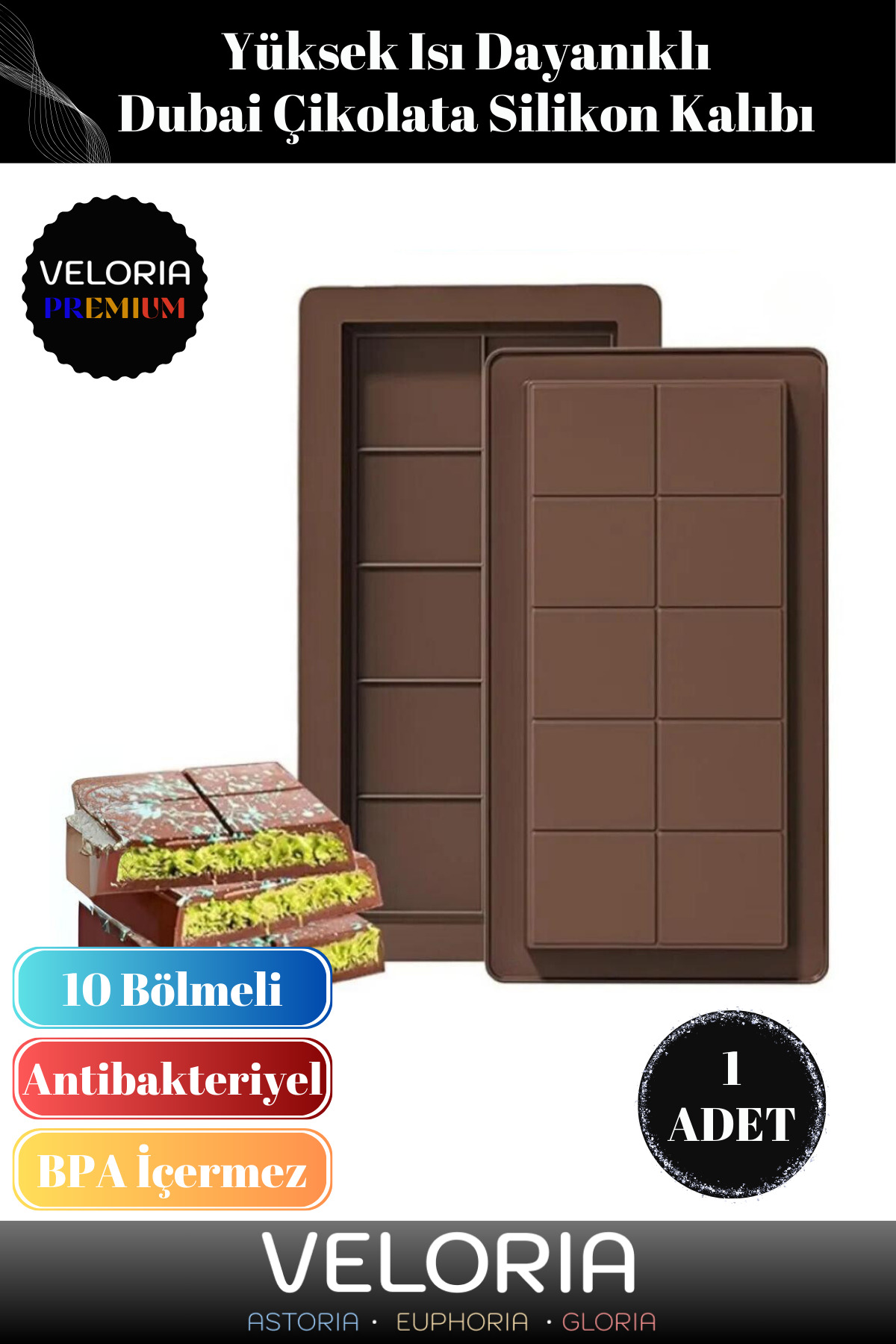 Veloria Premium Seri BPA İçermez Esnek Yüksek Isı Dayanıklı Silikon ...