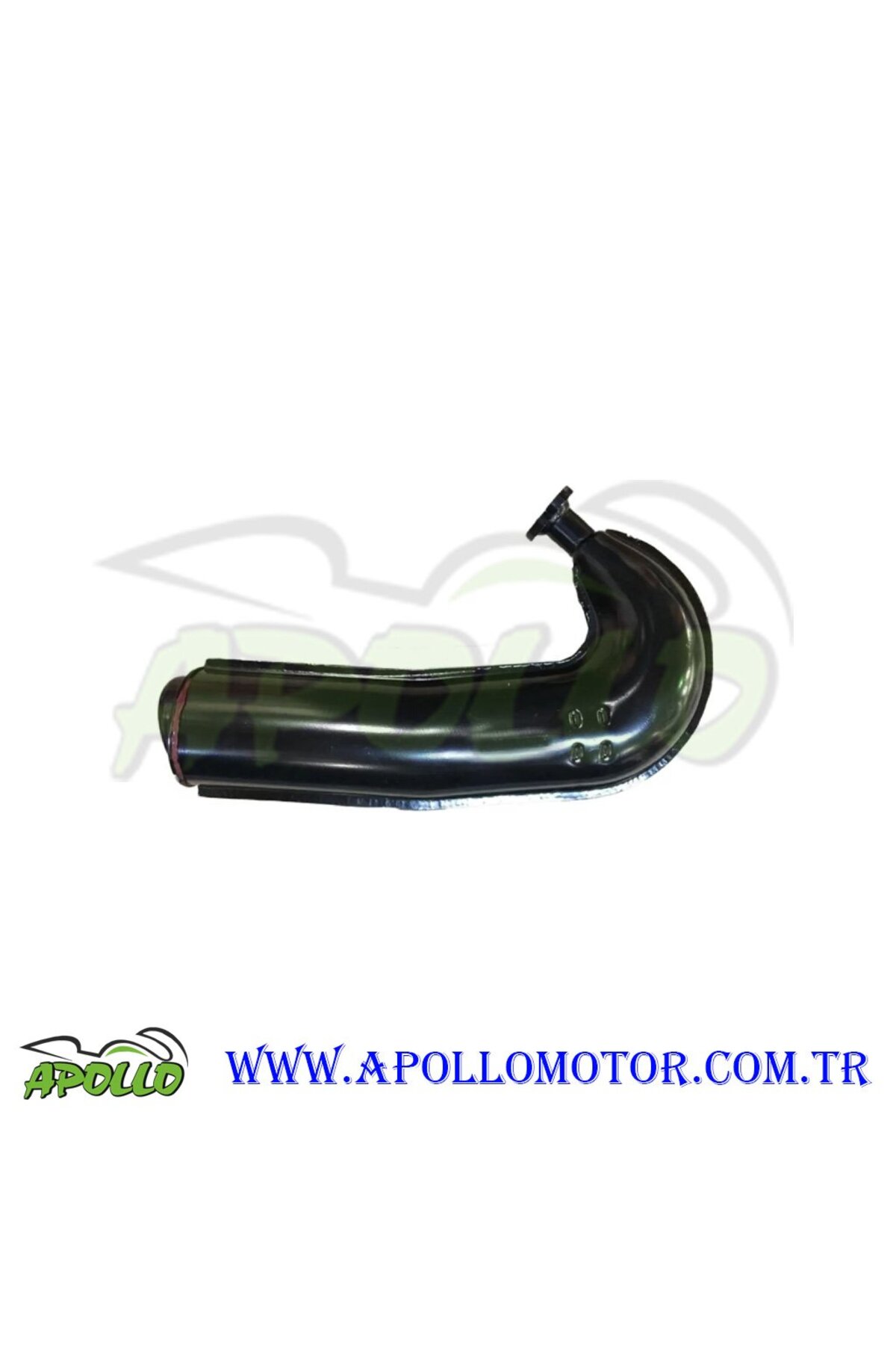 APOLLO MOTO&BİKE MOBİLET - Mobylette SİYAH SOMUNLU SEGMANLI EKSOZ ...
