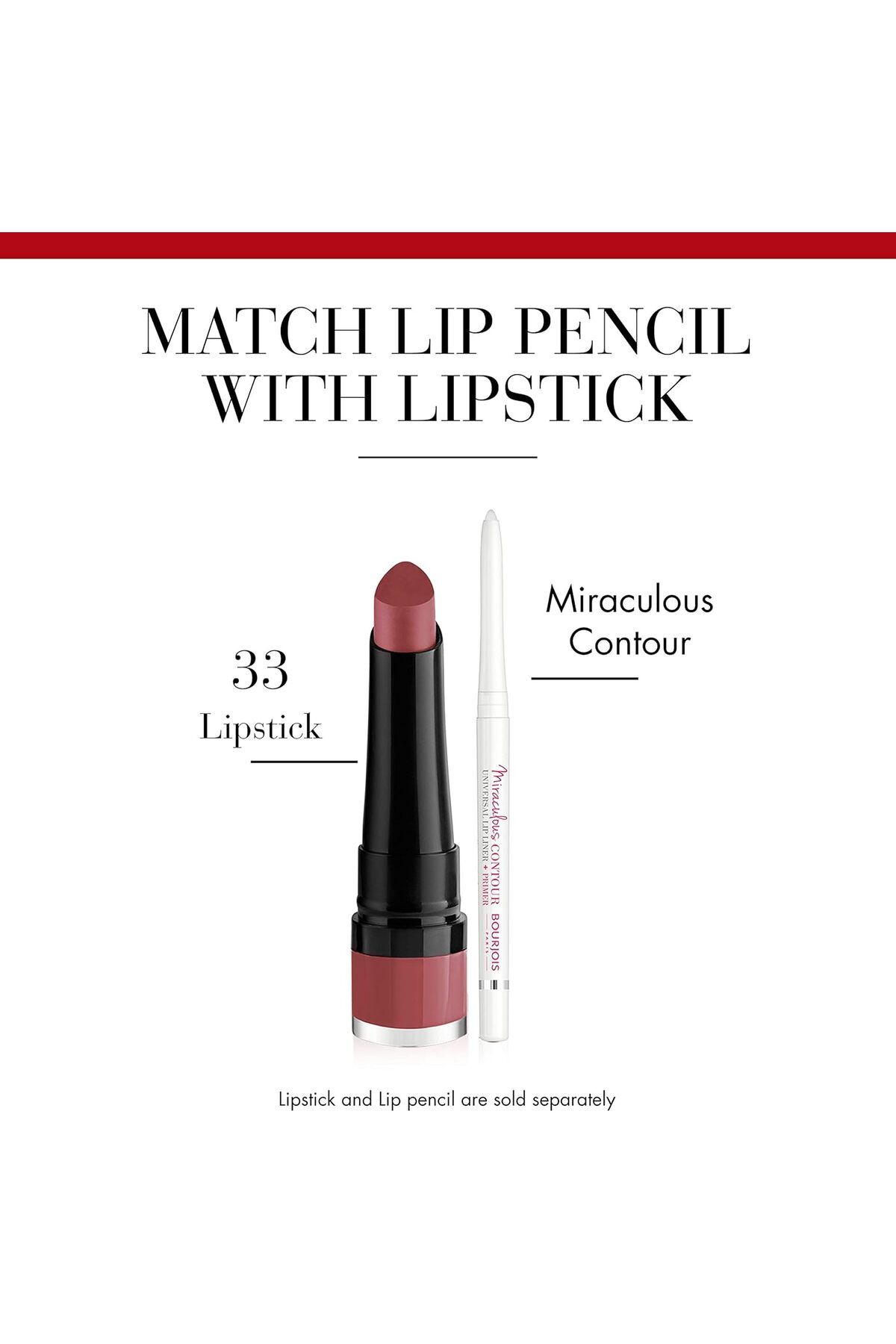 Bourjois Rouge Velvet The Lipstick 33 Rose water 2.4g Trendyol