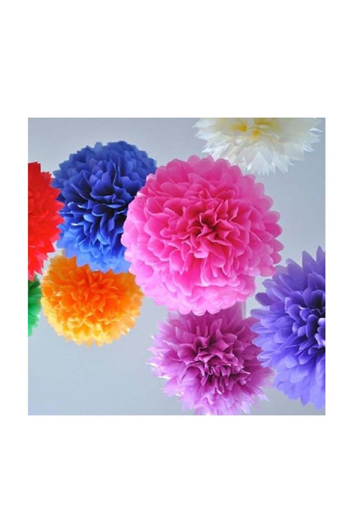 inkspire Krapon Kağıdı 50x200 Cm 5 Adet Beyaz Renk 1 Paket Grapon Kağıt ...