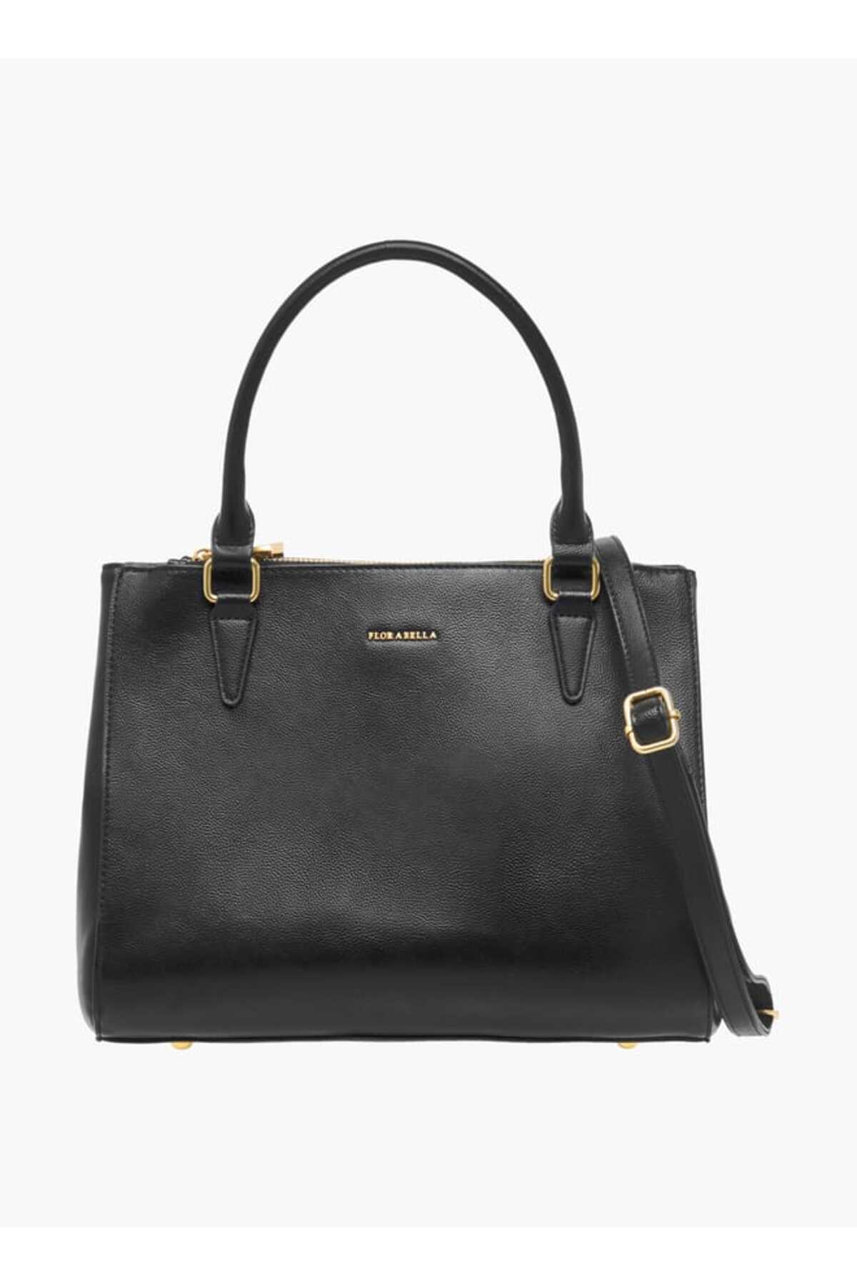 Flora Bella by Shoexpress Flora Bella Solid Tote Bag with Detachable ...