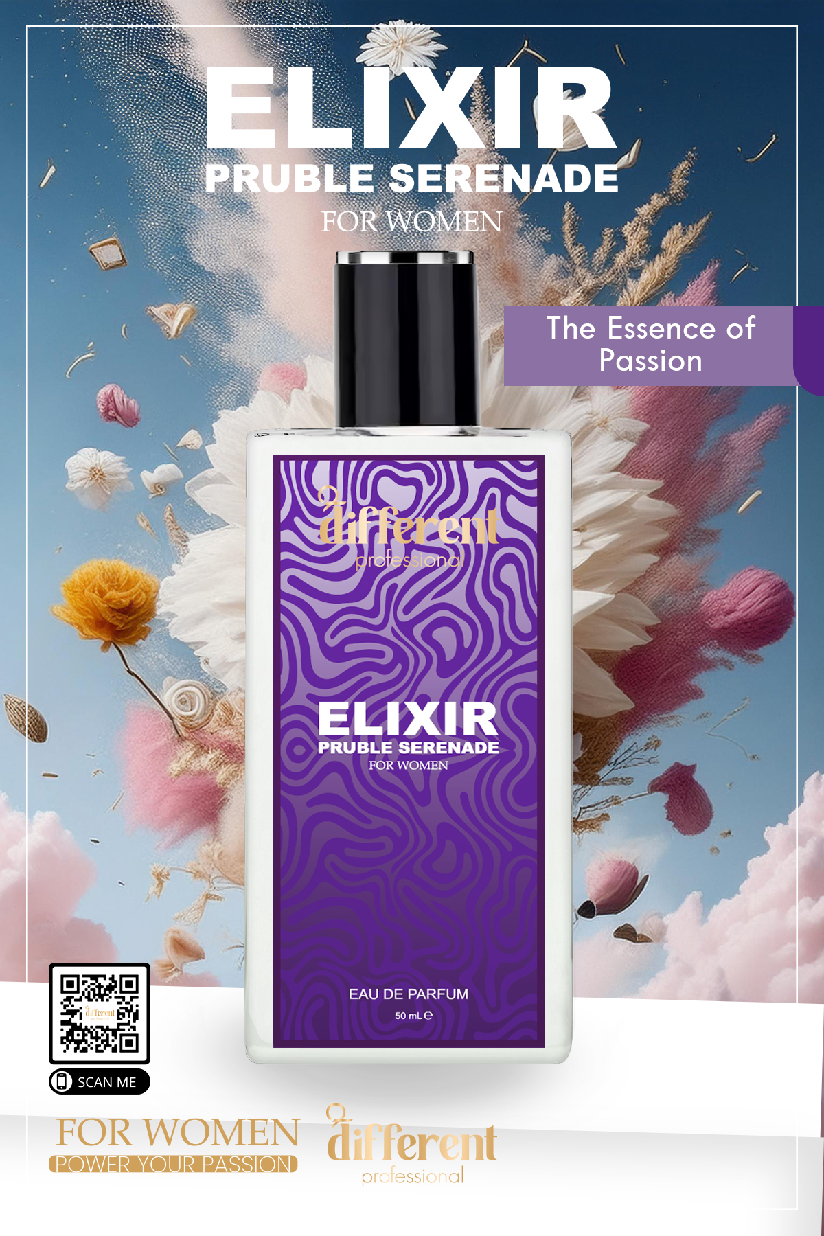 DİFFERENT PROFESİONAL Different Elixir Premium Kadın Parfüm(AFRODİZYAK ETKİLİ) 50 ml Fiyatı ...