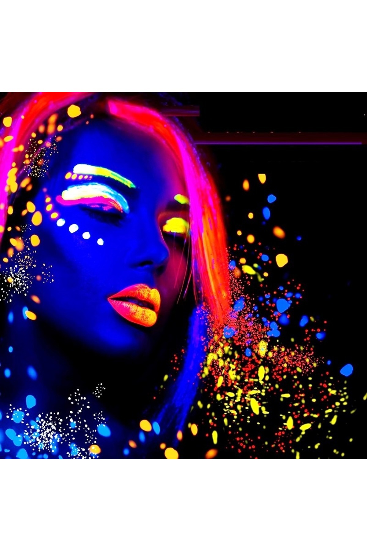 Genel Markalar VIP GLOW IN THE DARK UNDER UV LİGHT 6 ADET GLOW NEON ...