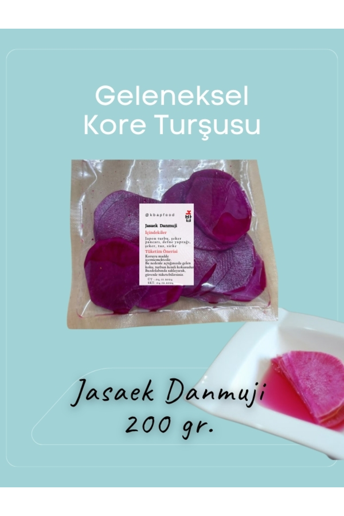K Bap Food 4'lü Kore Turşu Seti / 200 gr. Fiyatı, Yorumları - Trendyol