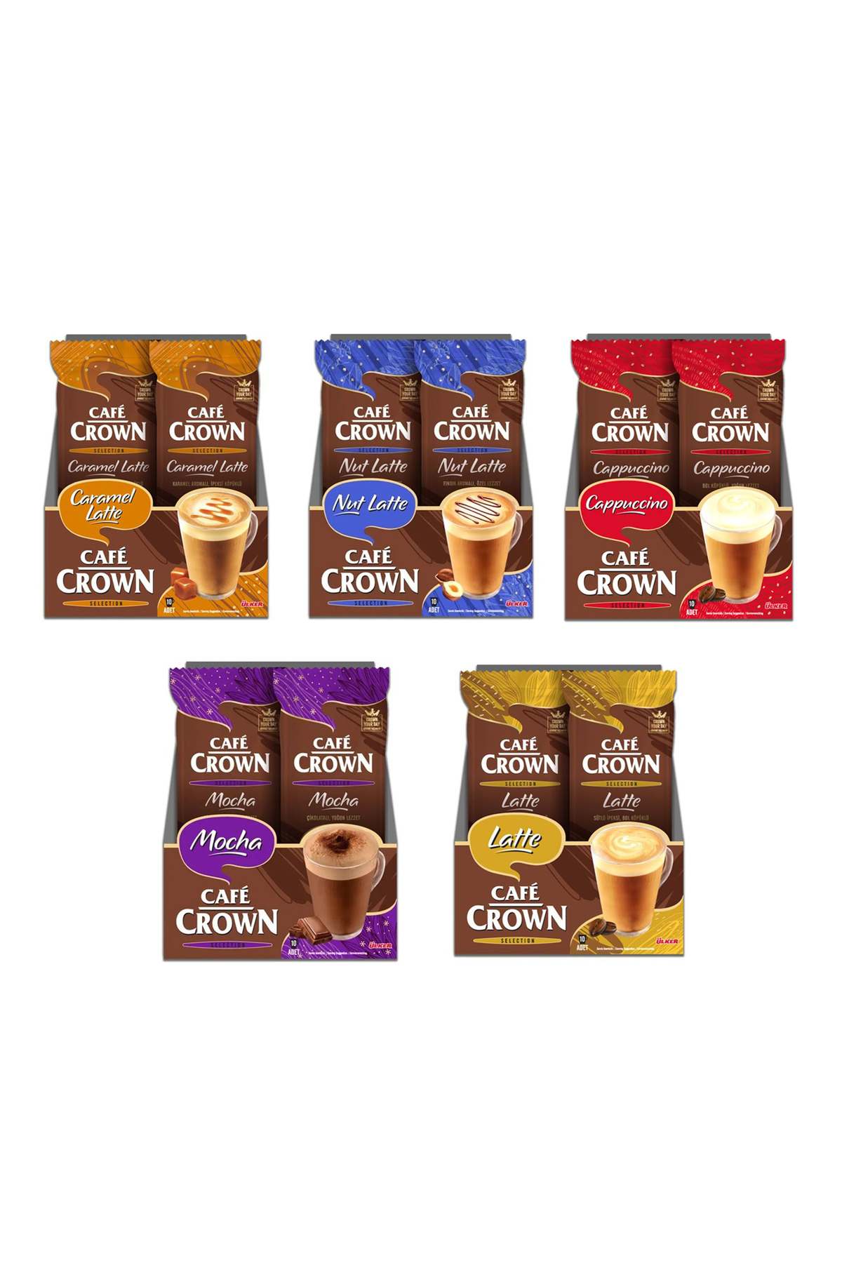 Ülker Cafe Crown 5x10 lu Karma Avantaj Paketi Fiyatı, Yorumları - Trendyol