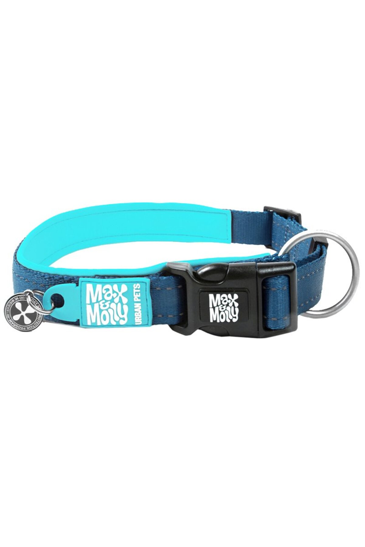 Genel Markalar Max Molly Smart ID Matrix Sky Blue Boyun Tasması Large ...