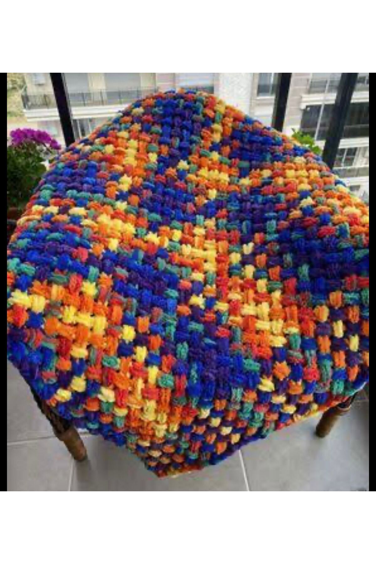 İPLİK EVİM Puffy El Örgüsü Battaniye - Fiyatı, Yorumları