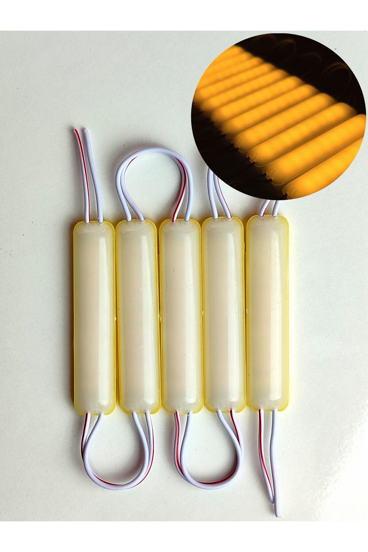 BALP Neon Su Geçirmez Sarı Parmak Led 5 Adet - Fiyatı, Yorumları