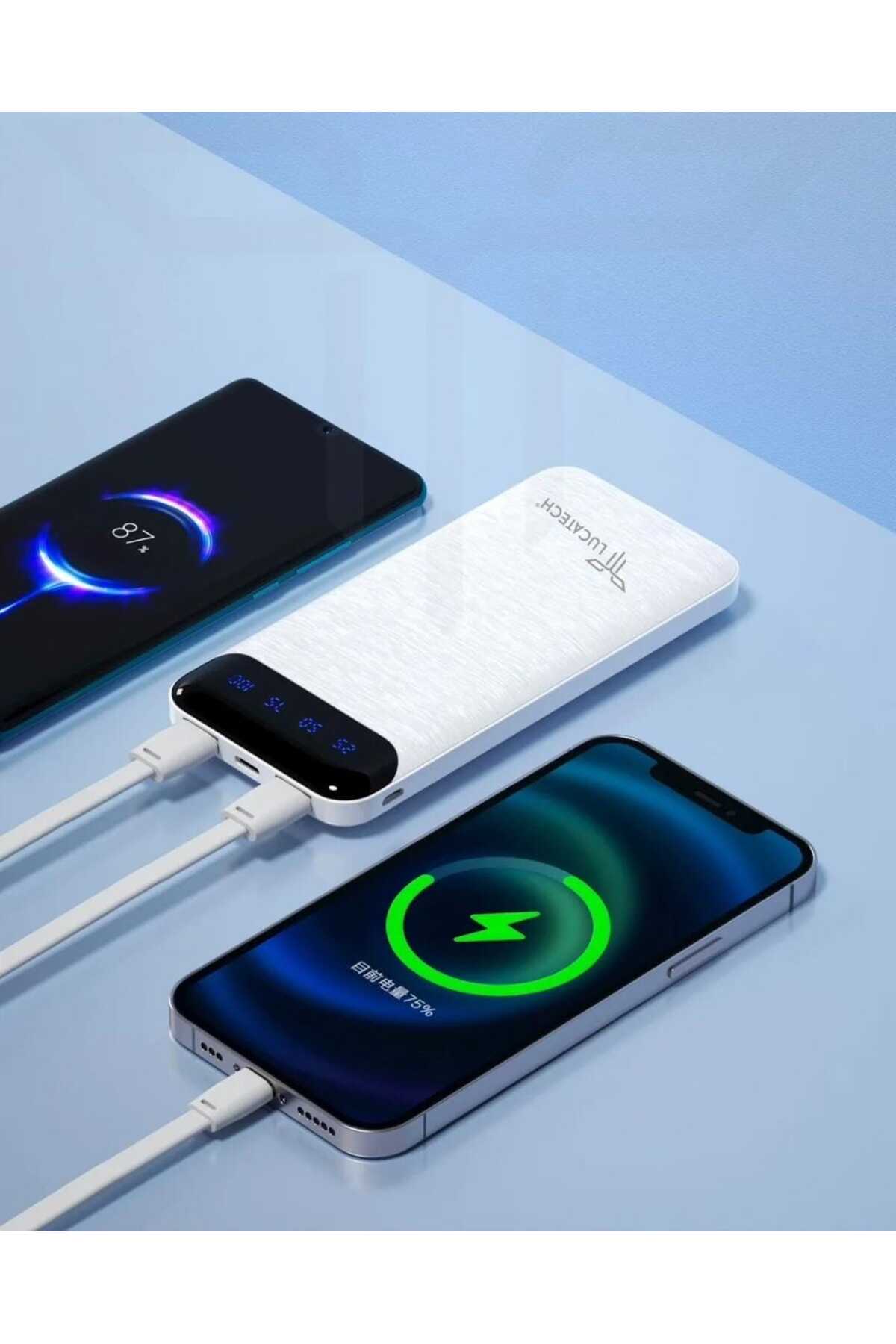 Lucatech iPhone 6 / 7 / 8 / 11 / 12 / 13 / 14 Pro Max uyumlu Powerbank ...