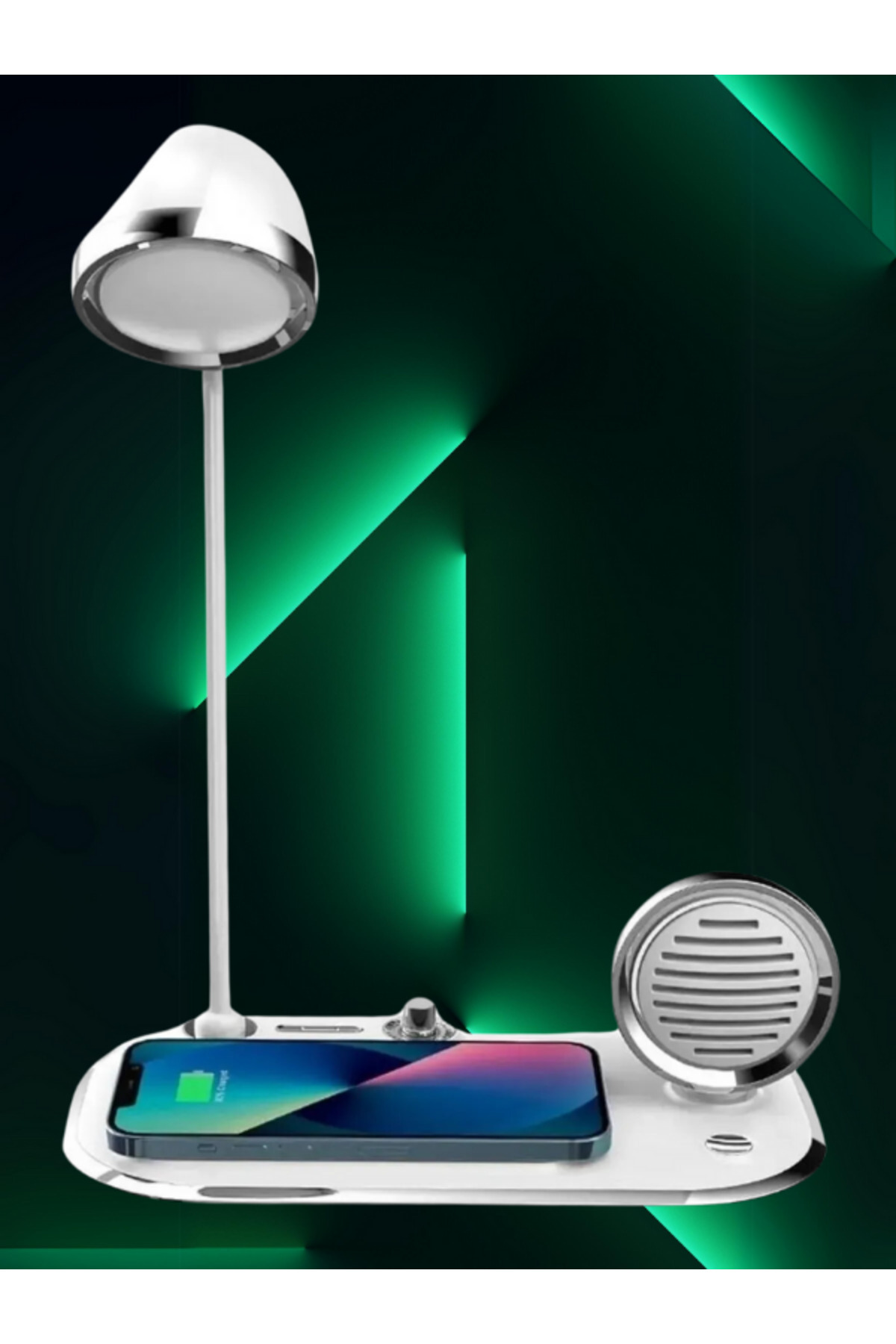 Smith Aw6 3in1 Masa Lambalı, Bluetooth Hoparlörlü, 15W Wireless Şarj ...