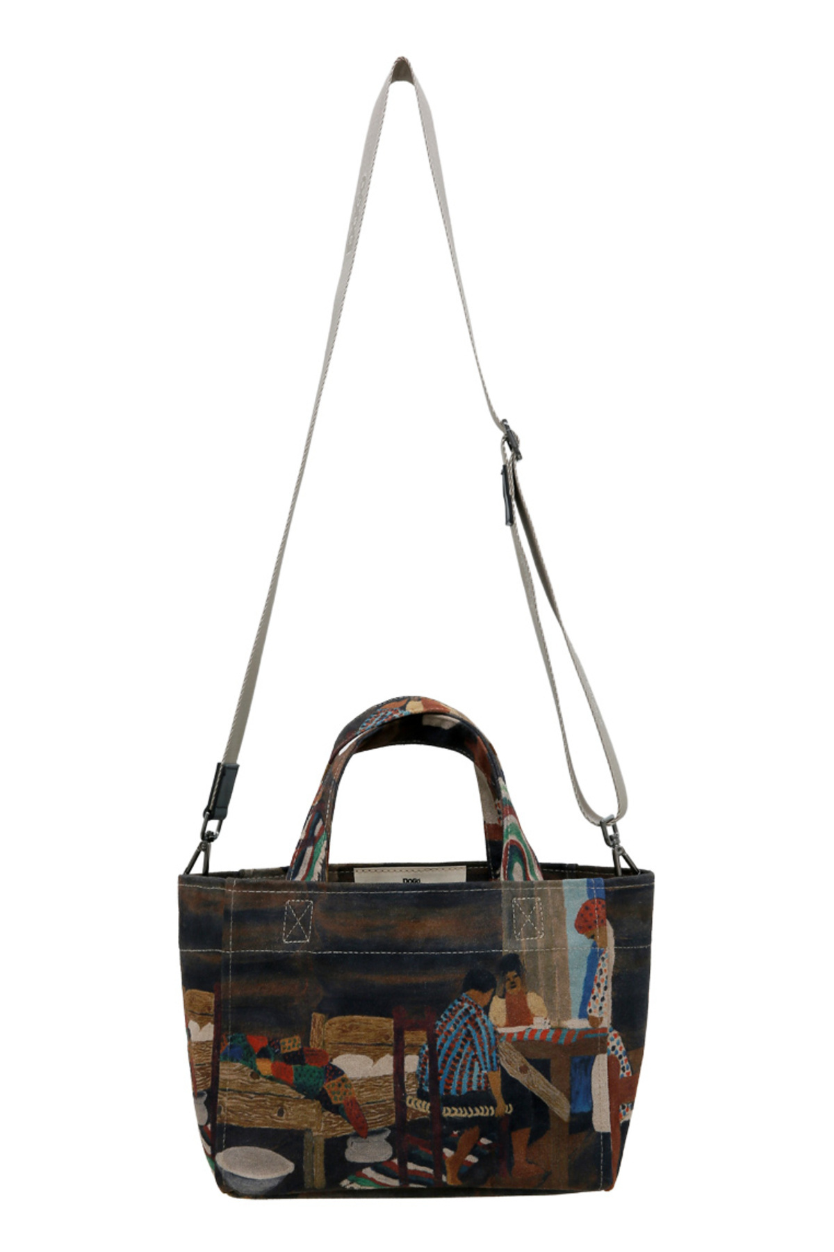 Dogo Kadın Vegan Çok Renkli Medium Tote Bag - Family Time Tasarım ...