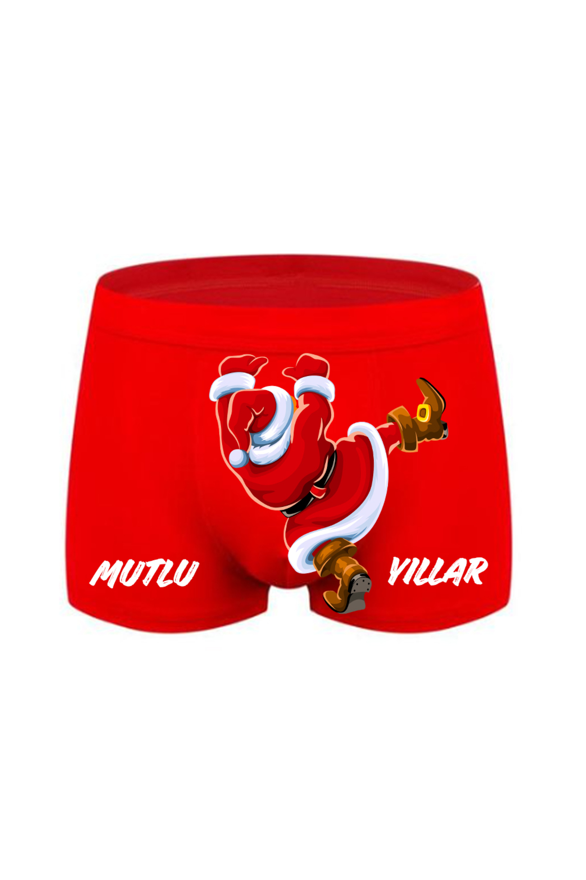 HediyeMania Tırmanan Noel Baba Tasarımlı Erkek Boxer Kalite Pamuk İç ...