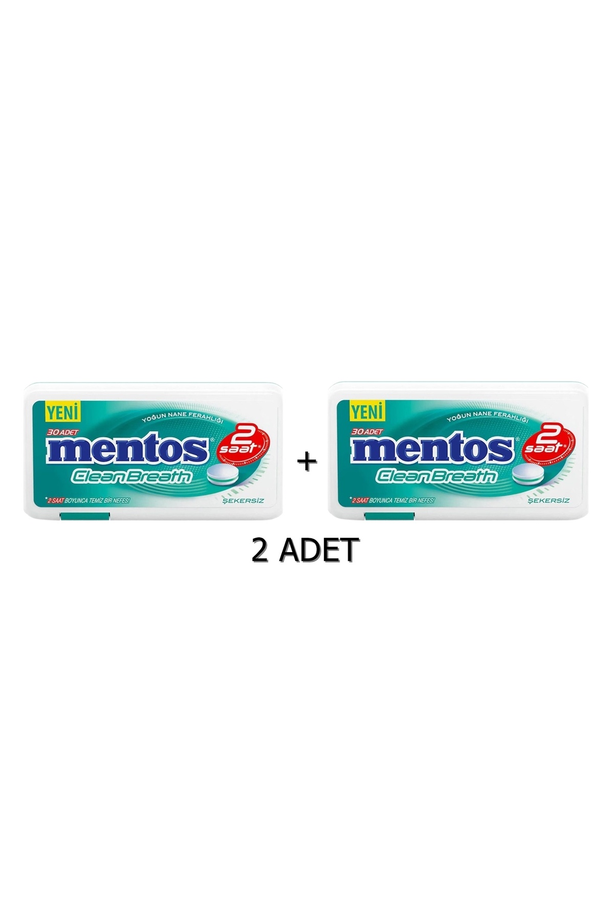 Mentos 2 Saat Clean Breath Yoğun Nane Aromalı Şeker 21G (2 ADET ...