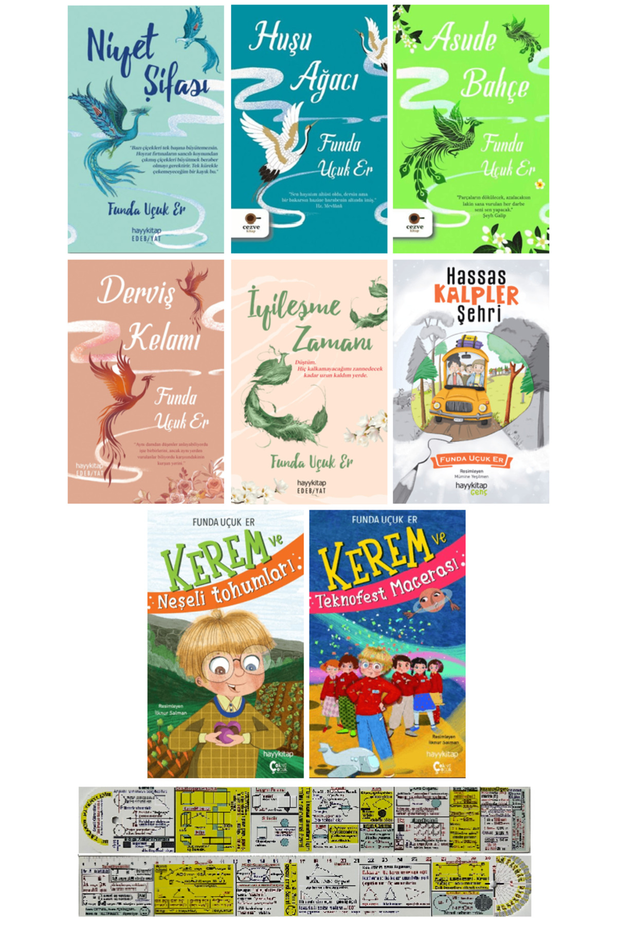 Hayykitap Funda Uçuk Er Tüm Kitapları 8'li Set - Niyet Şifası - Derviş ...