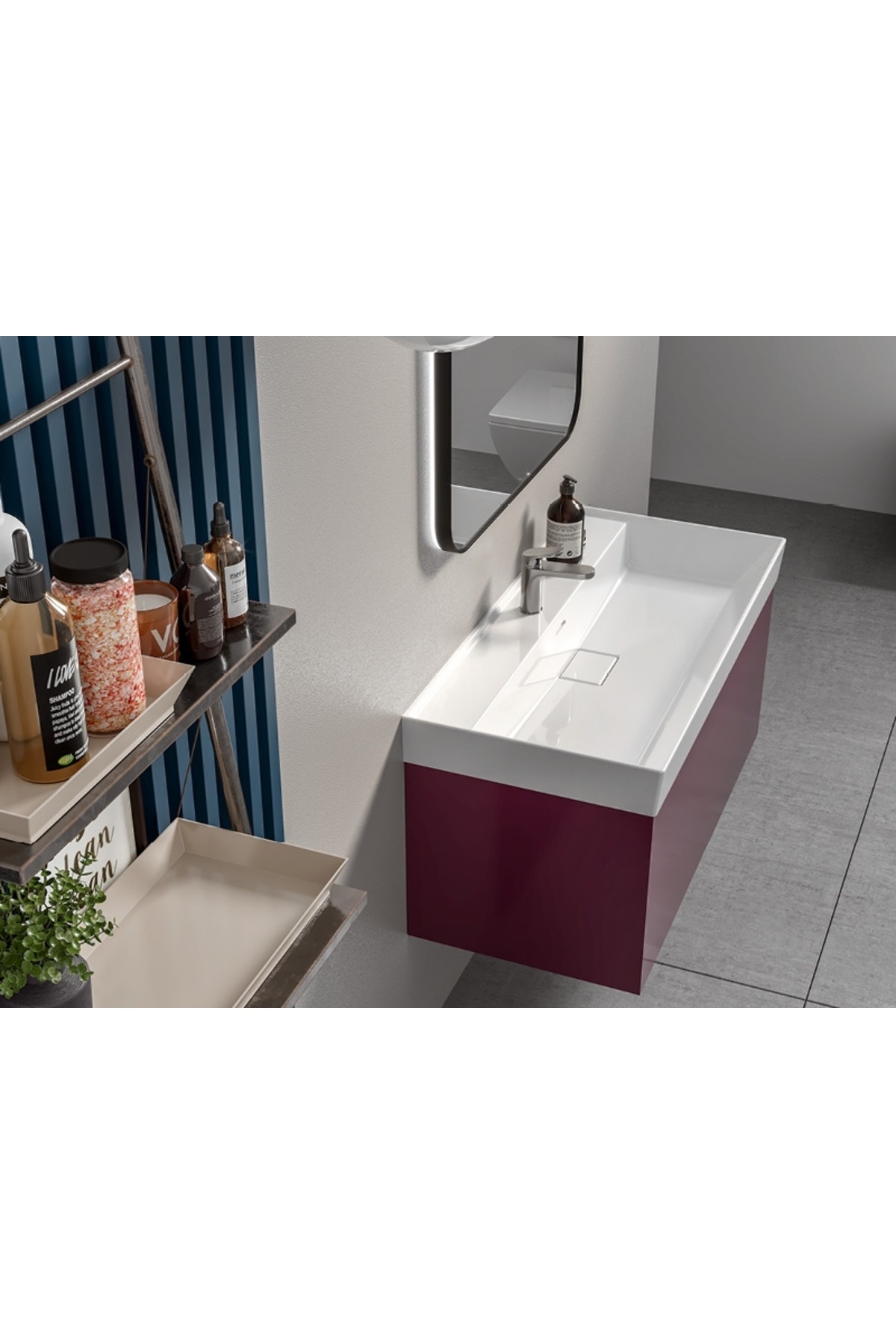 TURKUAZ Cerastyle Turkuaz Sharp Etajerli Lavabo 80*48 Cm - Fiyatı ...