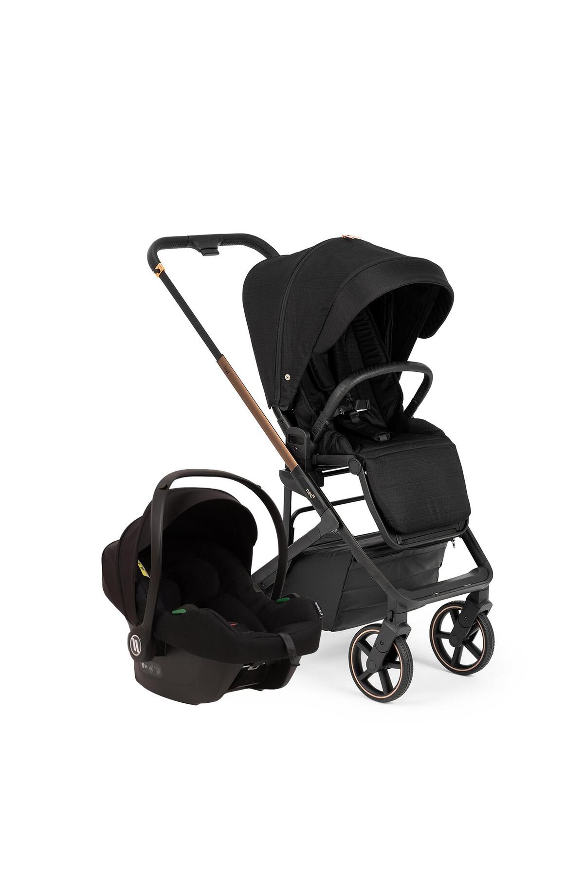 Bagi Neo Big Black Cosmo Travel Sistem Bebek Arabası Black Gold ...