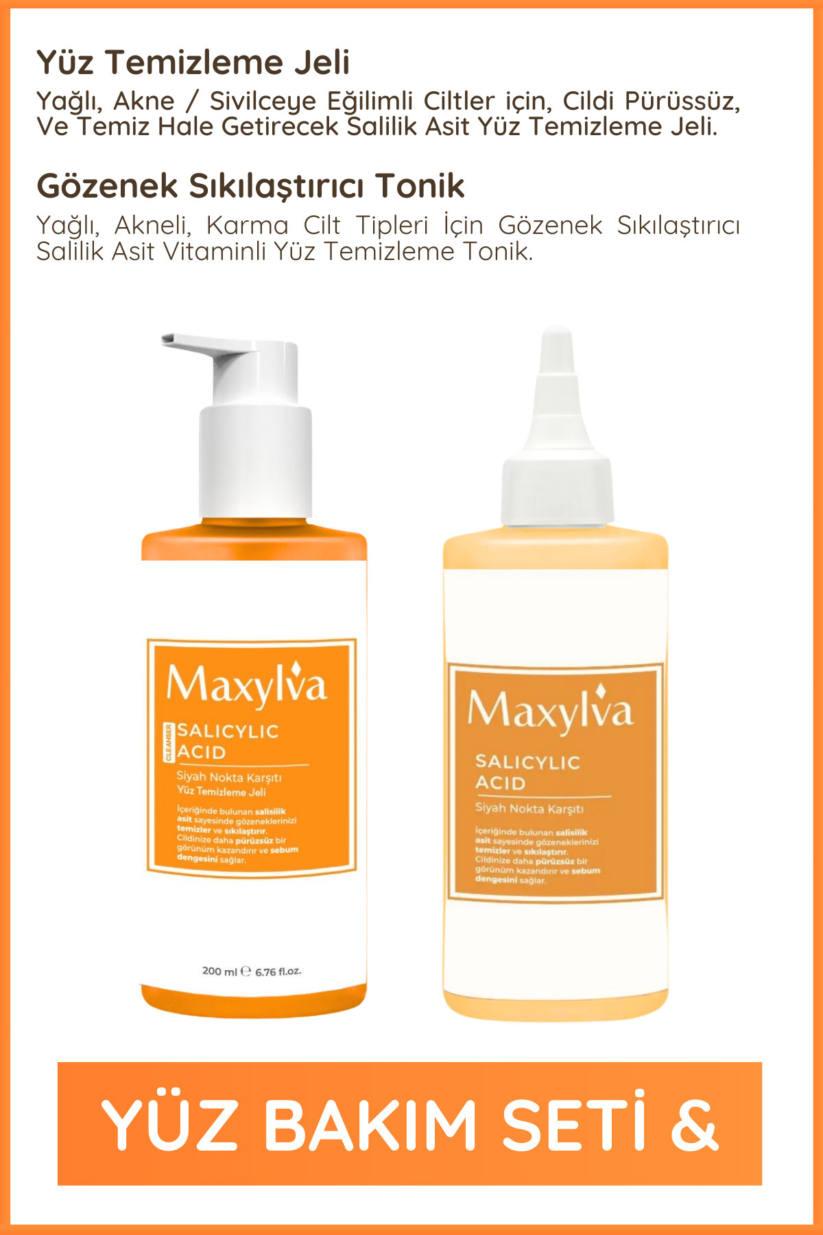 Maxylva Yağlı ve Karma ciltler için Siyah Nokta Karşıtı Arındırıcı ...