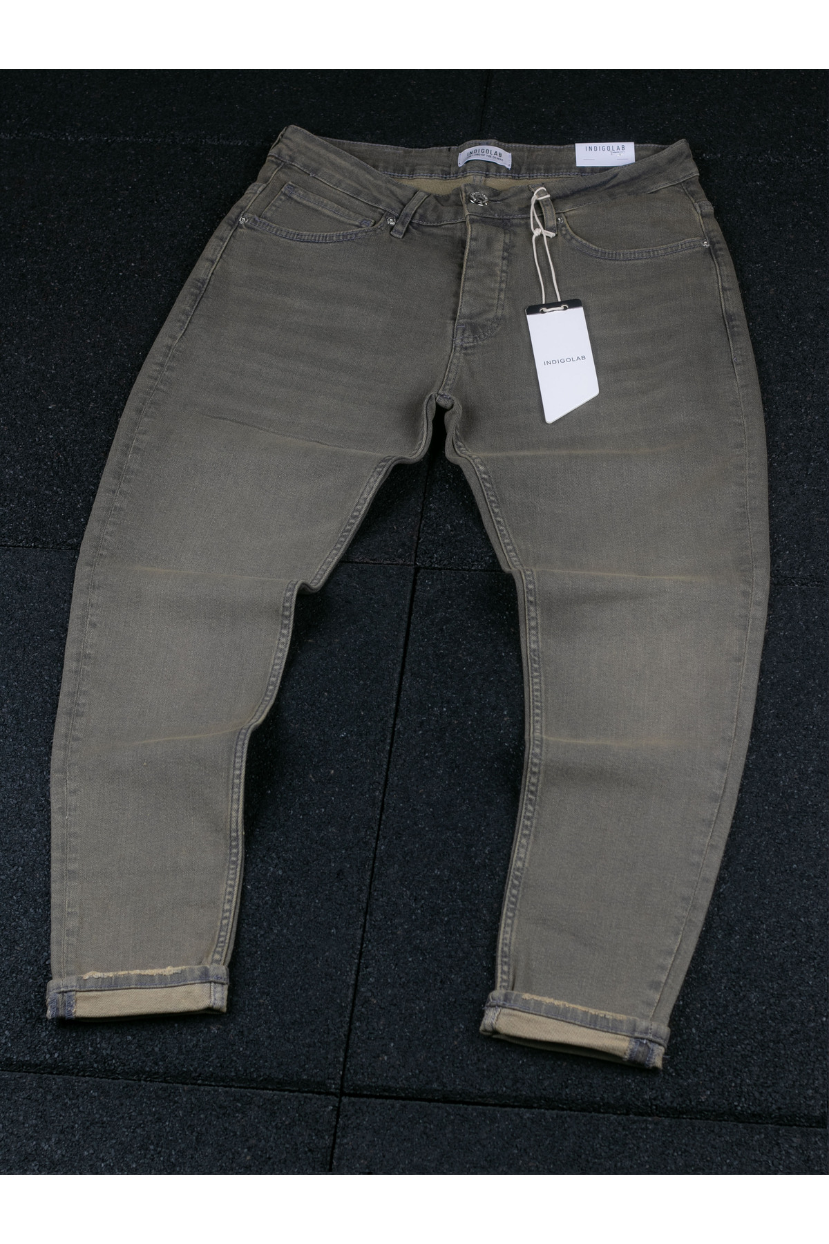 INDIGOLAB Erkek yeşil dip boyalı jean pantolon Fiyatı, Yorumları - Trendyol