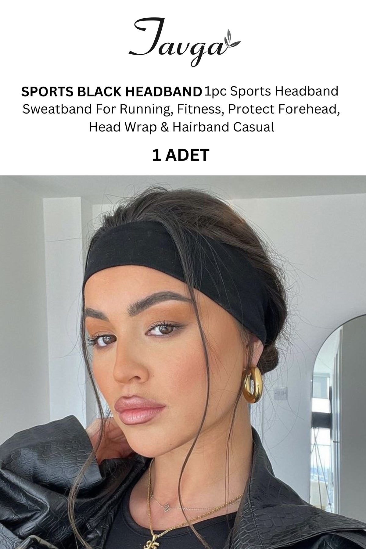 TAVGA Siyah Esnek Pamuklu Bandana Saç Bandı - Spor Bandı - Fiyatı ...