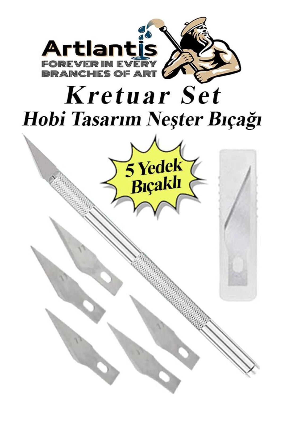 Artlantis Kesim Matı A4 Kretuar Seti ve Çelik Cevel 30 Cm 1 Adet 22x30 ...