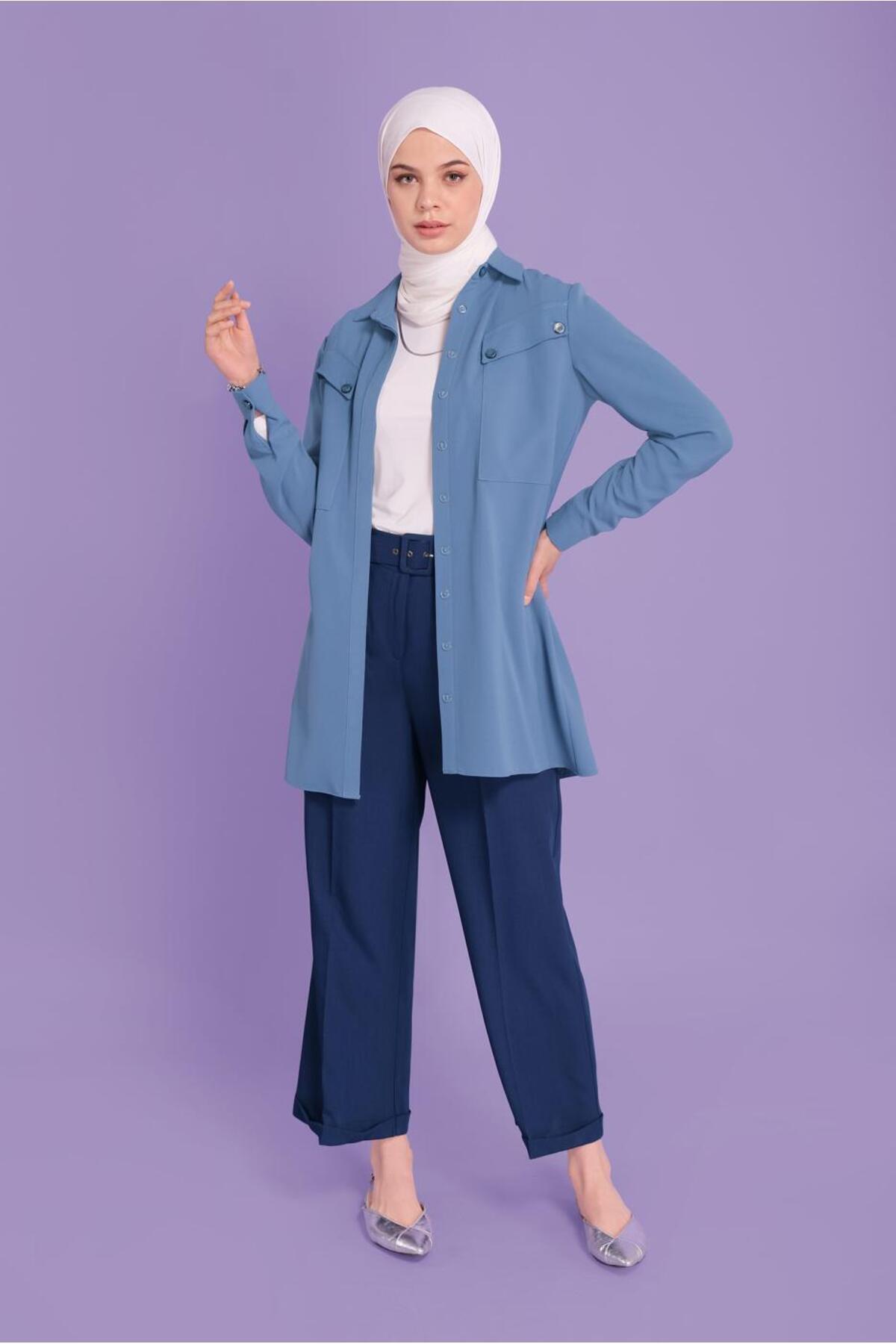 Alvina CEPLİ DÜĞMELİ TUNİK 41372 Fiyatı, Yorumları - Trendyol
