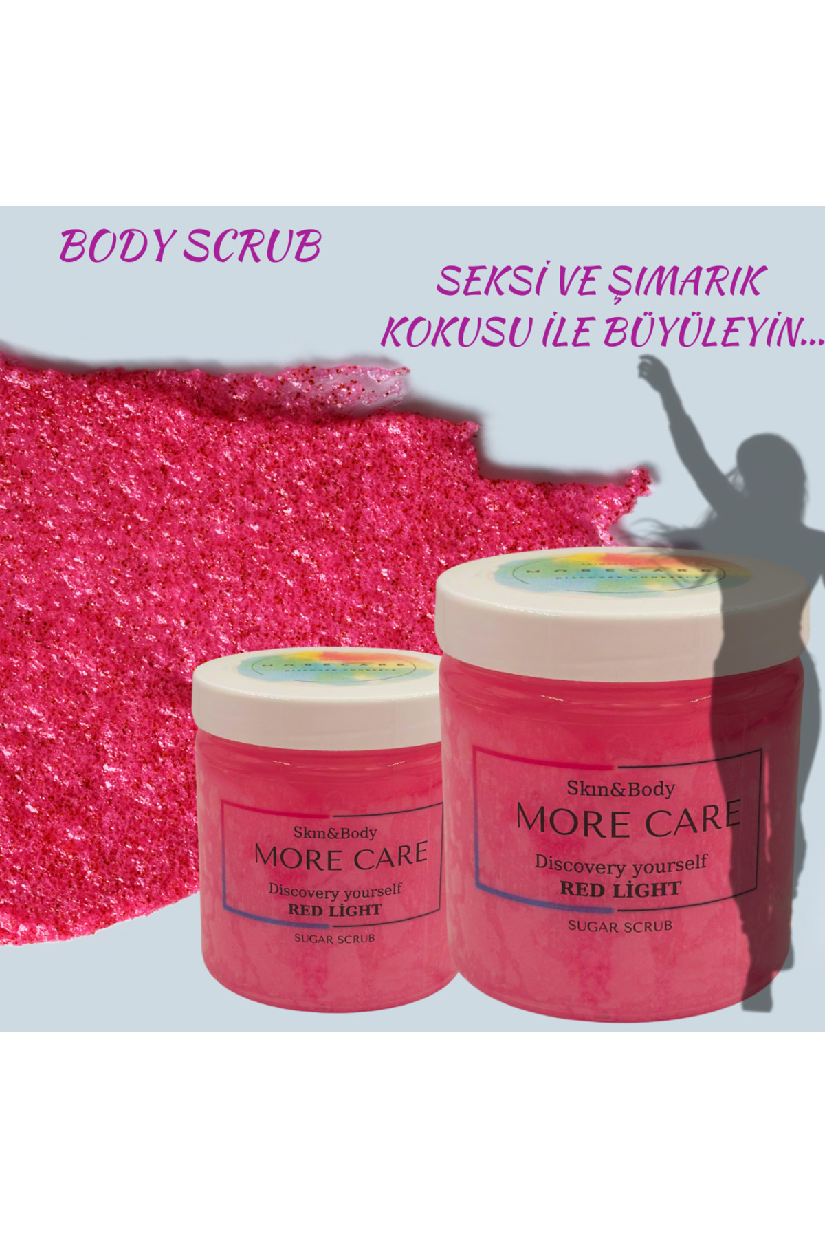 morecare VUCÜT PEELİNG body scrub kalıcı koku batık önleyici ve ...