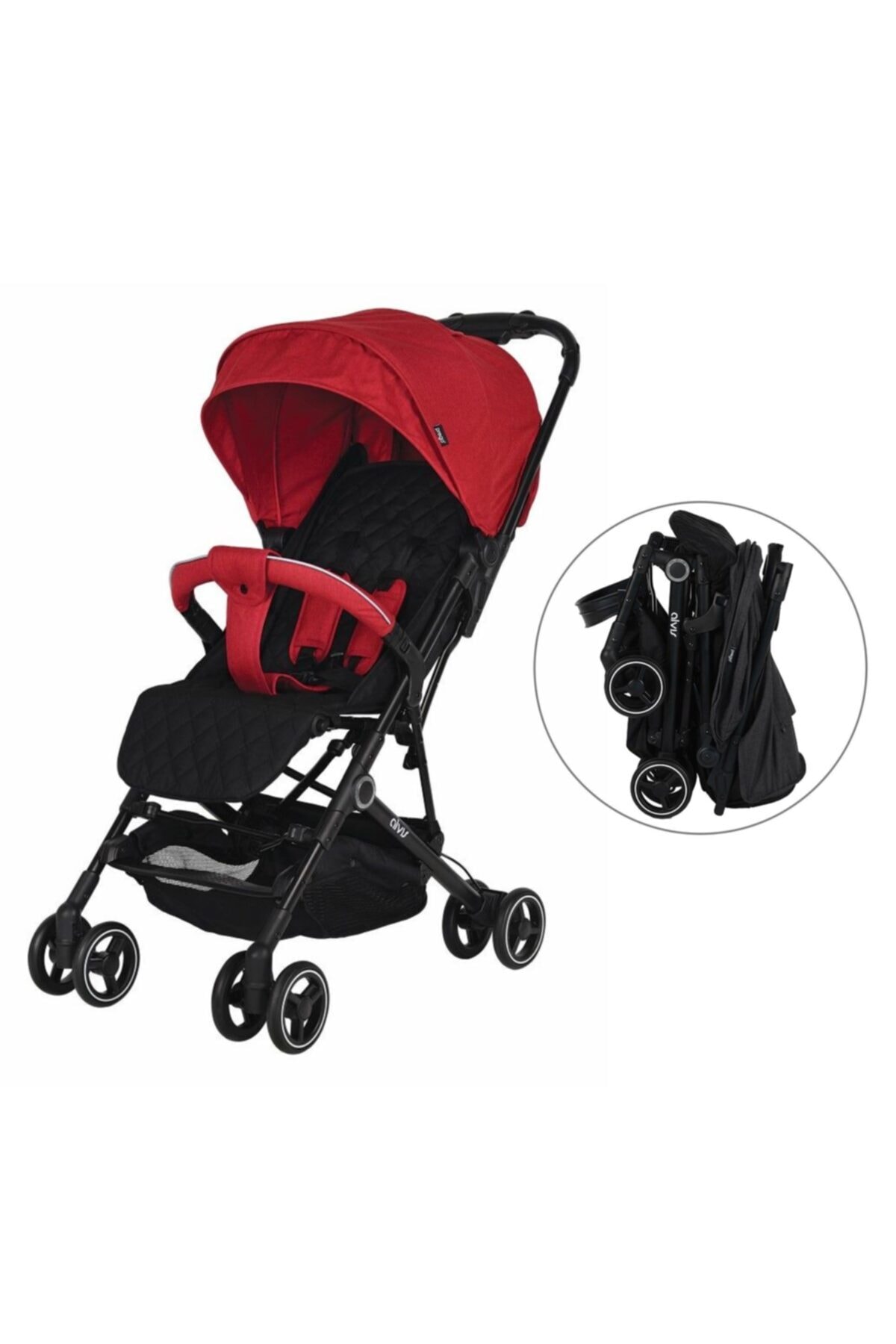 Prego Kırmızı Alvis Bebek Arabası 2035 Prego Kırmızı Alvis Bebek Arabası 2035