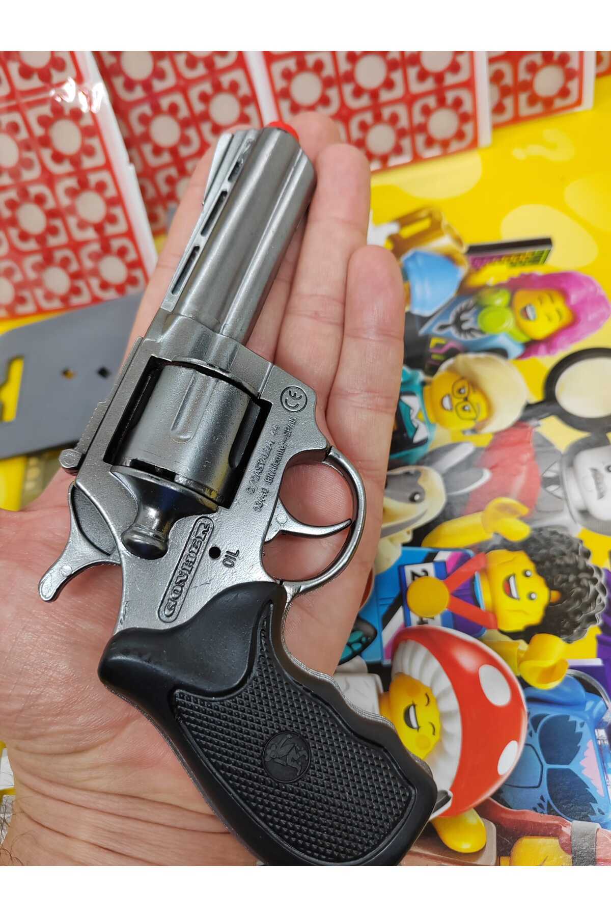 myminitoys Gonher Revolver 8li Oyuncak Kapsül Tabanca Metal Oyuncak ...