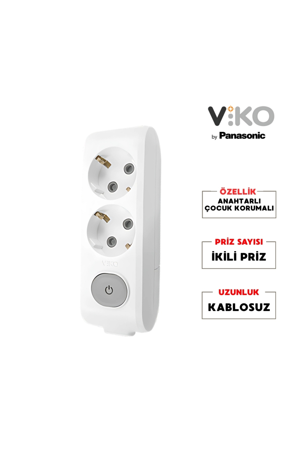 VİKO Viko | İkili Grup Priz, Anahtarlı Topraklı - Çocuk Korumalı ...