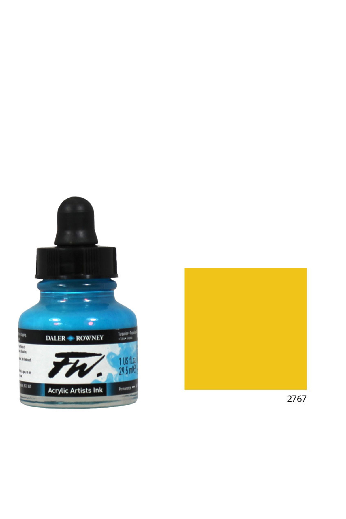 Daler Rowney FW Ink Likit Akrilik 29.5ml - Indian Yellow 2767 - Fiyatı ...