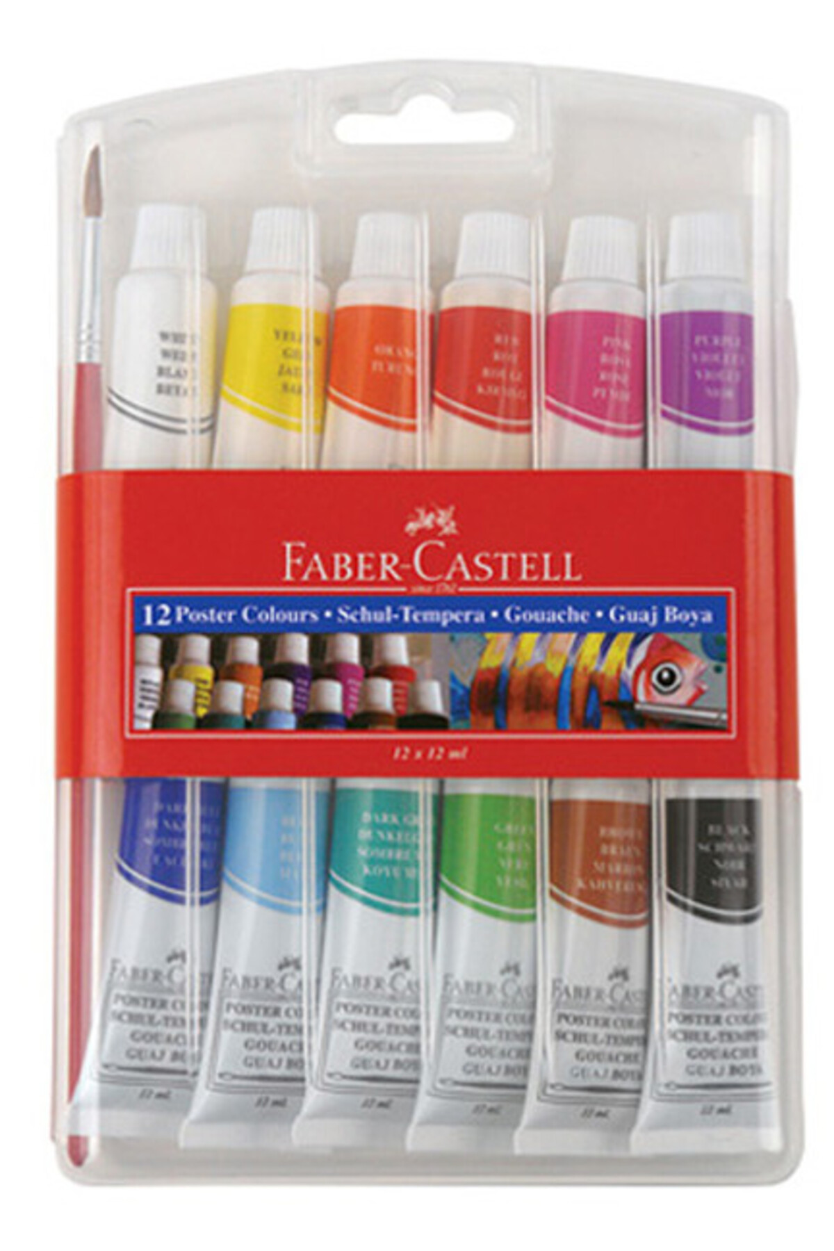 Faber Castell Guaj Boya Seti Redline Tüp 12x12ml - Fiyatı, Yorumları