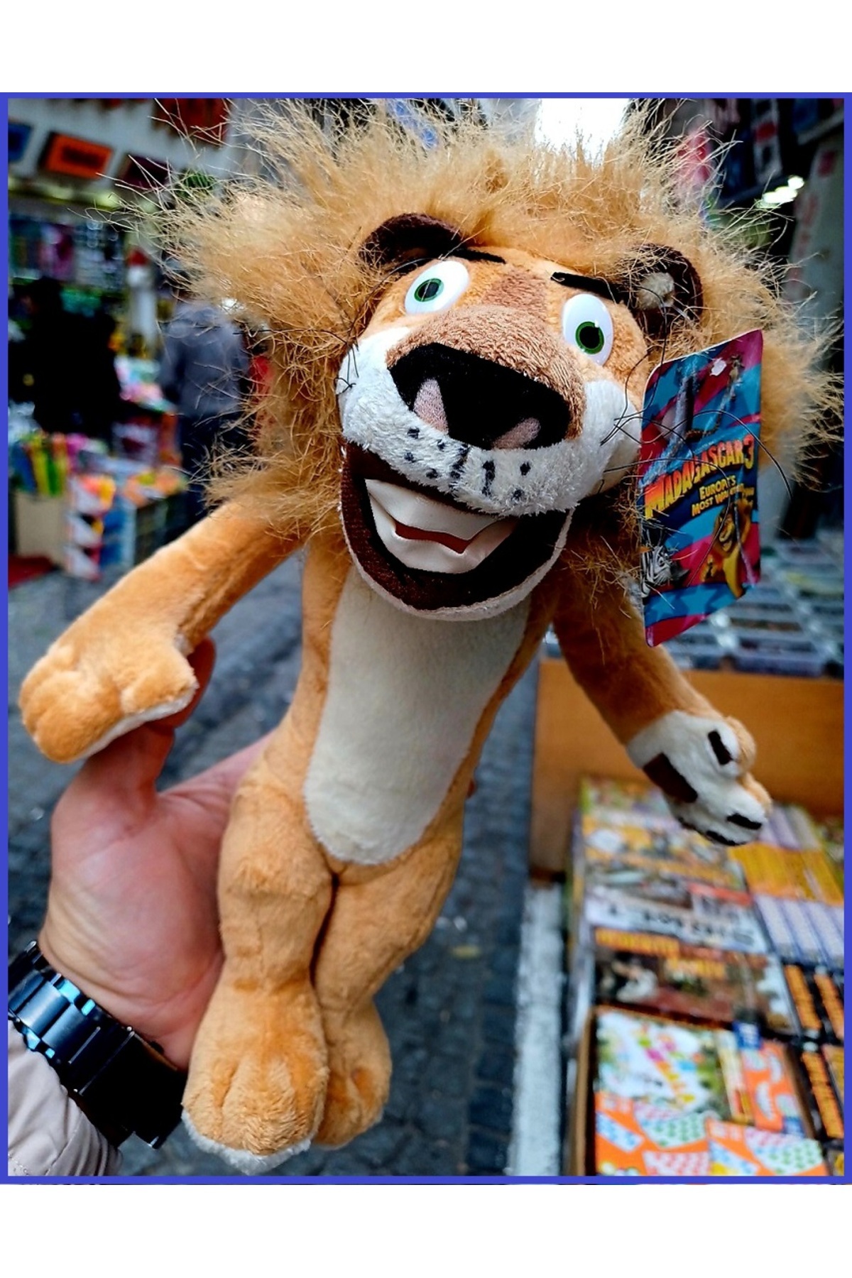 OYUNCAKSAHİLİ MADAGASCAR ASLAN ALEX PELUŞ OYUNCAK KADİFE 30 CM ...