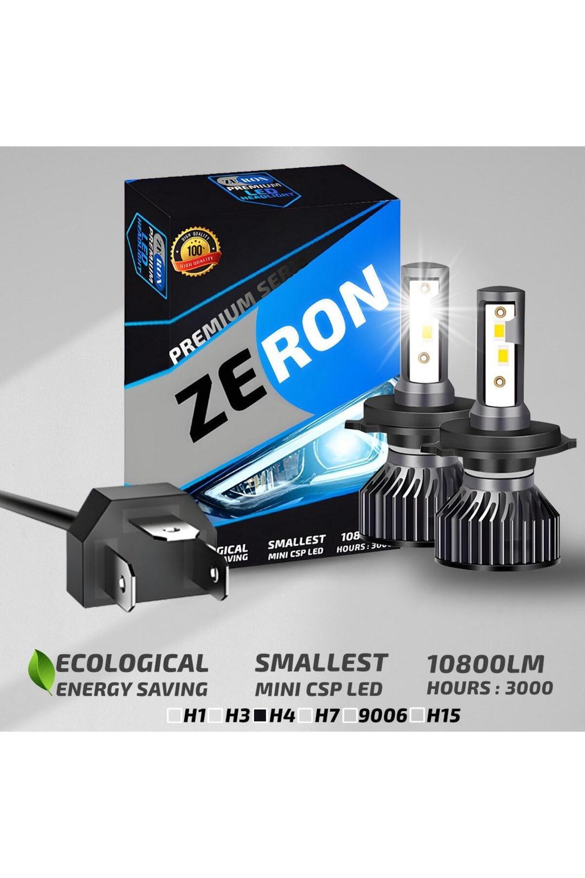 ZERON Xenon H4 Led Araba Far Ampül Xenon Led Uzun Kısa Şimşek Etkili ...