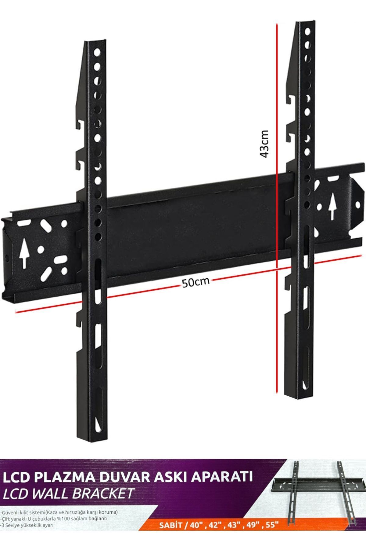 CeyCe Tüm Markalar ile Uyumlu 106 Ekran Televizyon Duvar Asma Aparatı ...