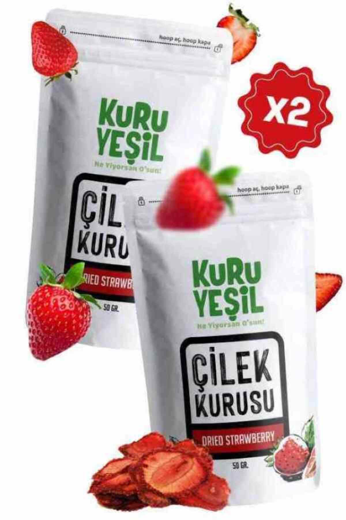 Kuru Yeşil Kuru Çilek - Çilek Kurusu - Dried Strawberry - Kuru Meyve ...