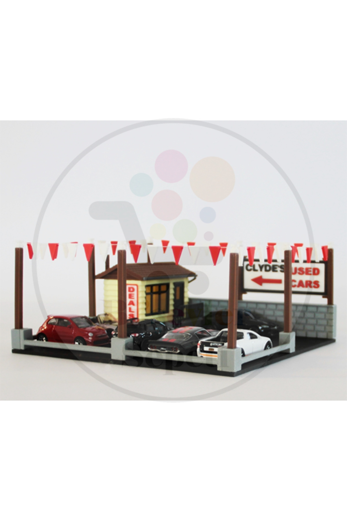 Bi'şeyler Sepeti 1:64 Oto Galeri Dealers Diorama Diecast Showroom (ARAÇ ...