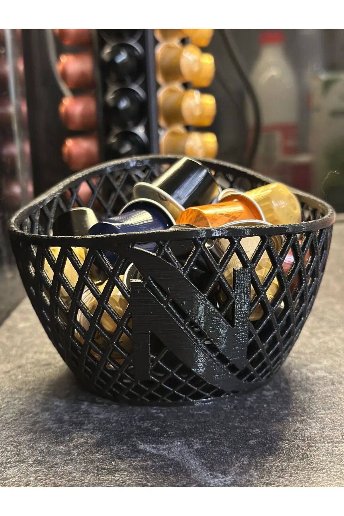 DESIGNBY Nespresso Kapsül Tutucu, Nespresso kapsül sepeti, Nespresso ...