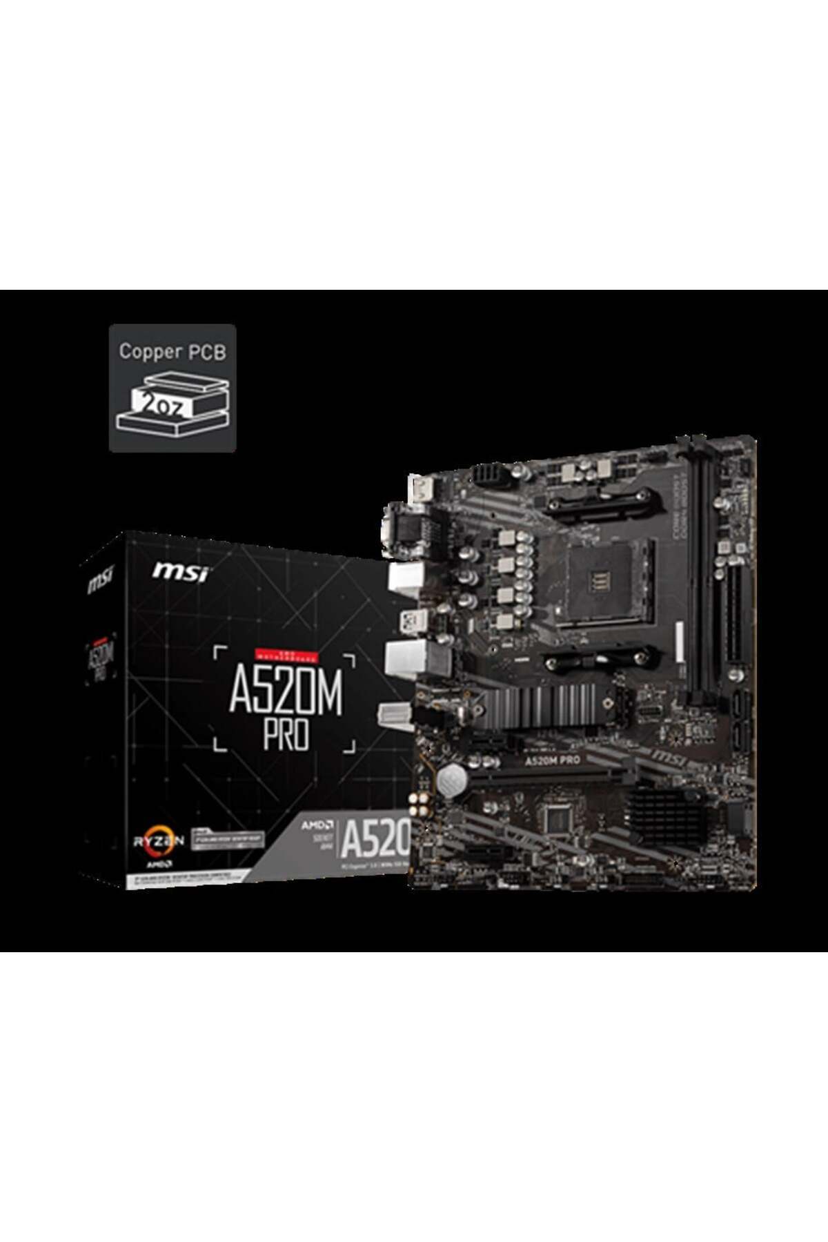 MSI A520m-a Pro Ddr4 4600/1866mhz M.2 M.atx Am4 Fiyatı, Yorumları - Trendyol