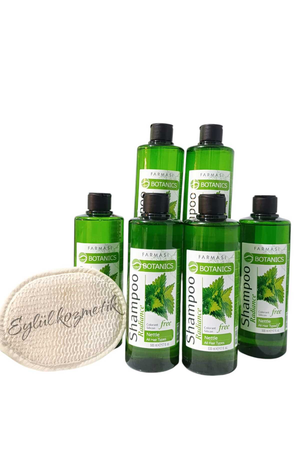 Farmasi Botanics Isırgan Özlü Parlaklık Veren Şampuan 500 ml ( 6 adet ...